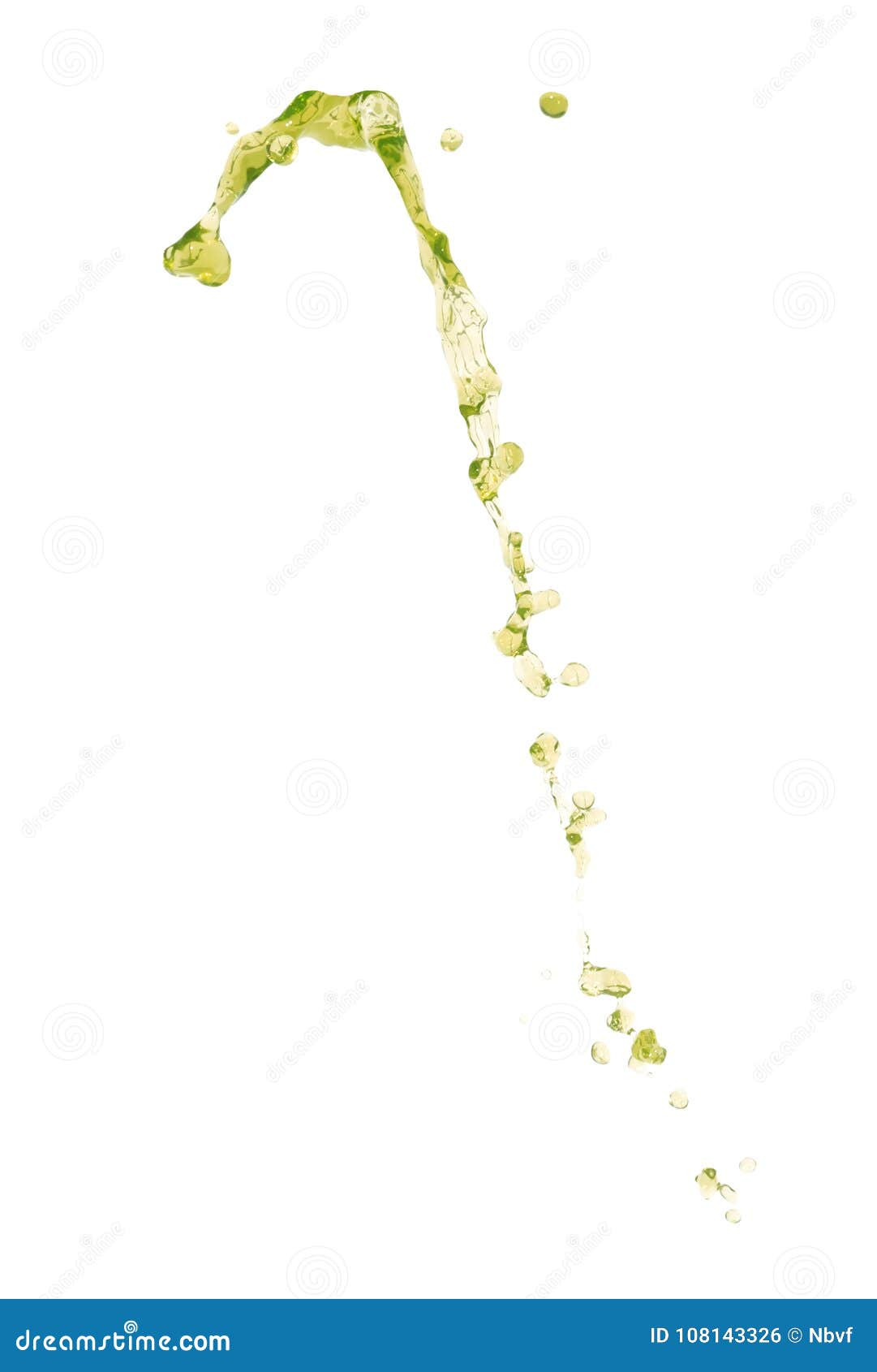 Splash of Liquid in Motion Isolated Stock Photo - Image of flowing ...