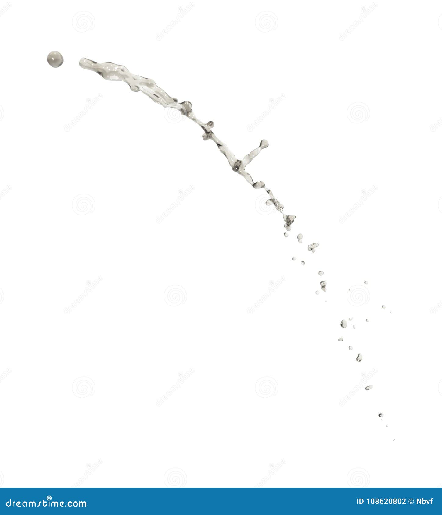 Splash of Liquid in Motion Isolated Stock Photo - Image of clean, flow ...