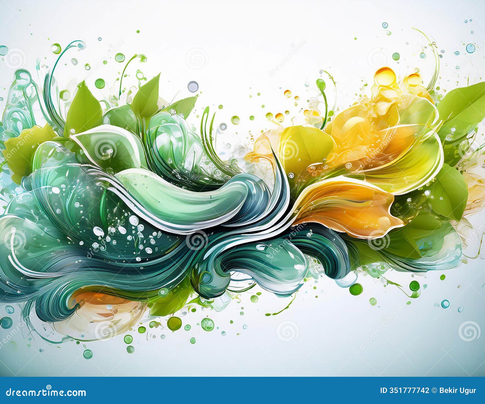Splash Vector Border for Your Messages and Designs Stock Illustration ...