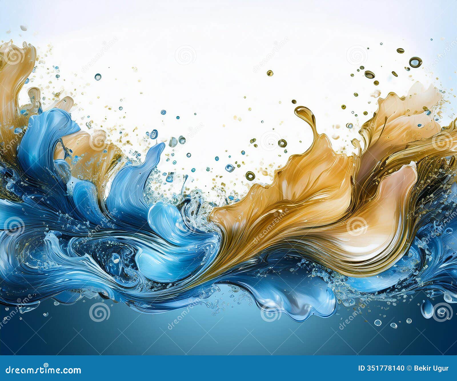 Splash Vector Border for Your Messages and Designs Stock Illustration ...