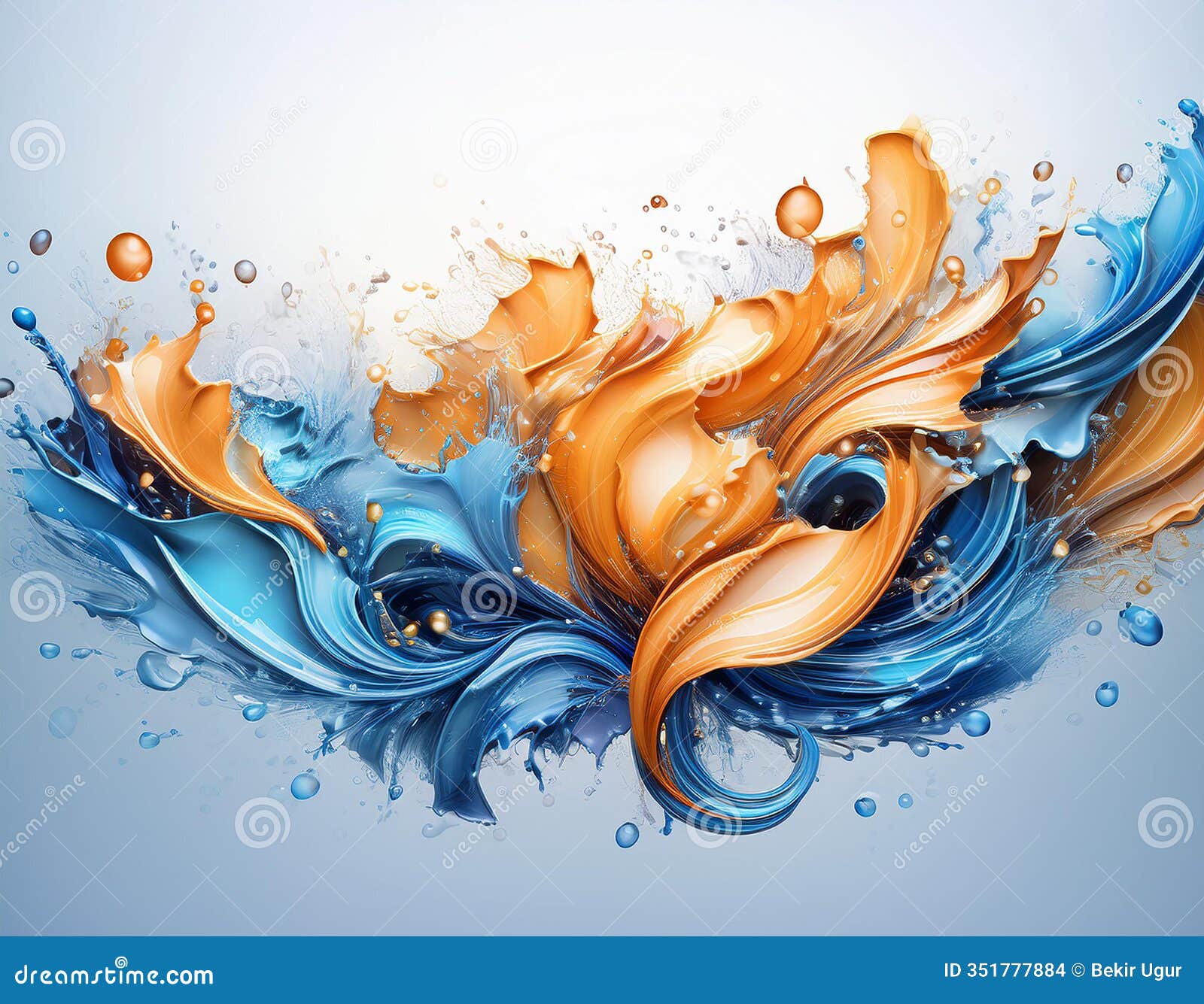 Splash Vector Border for Your Messages and Designs Stock Illustration ...