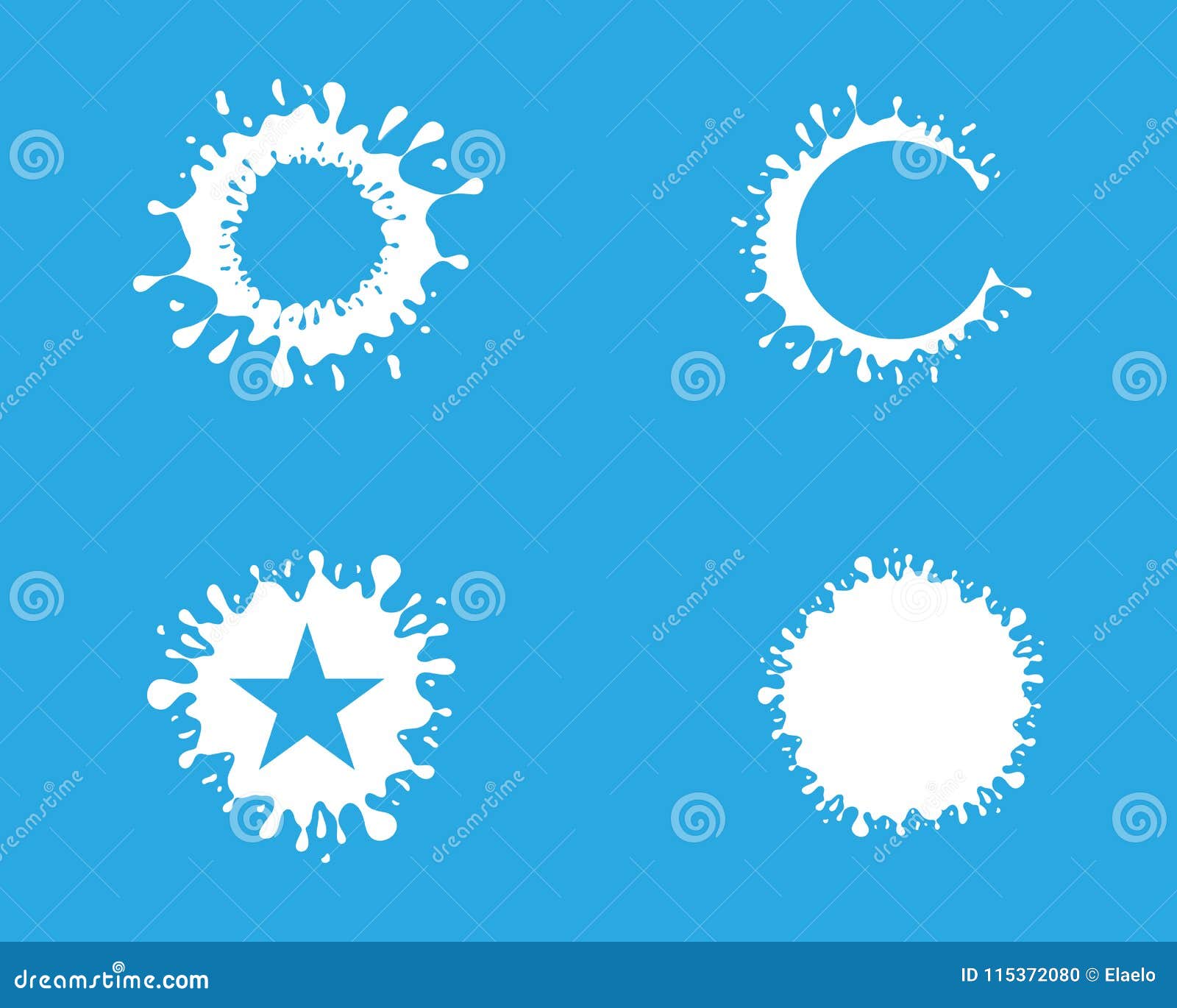 Splash Vector Icon Illustration Design Stock Vector - Illustration of ...