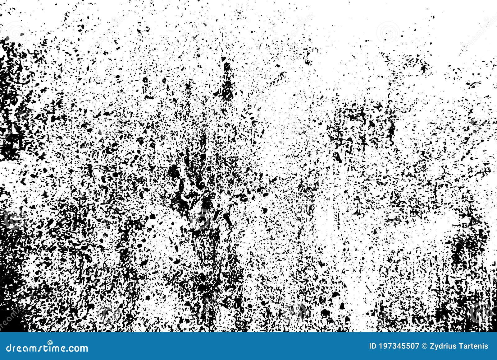 Splash Vector Seamless Pattern. Black and White Hand Drawn Spray ...