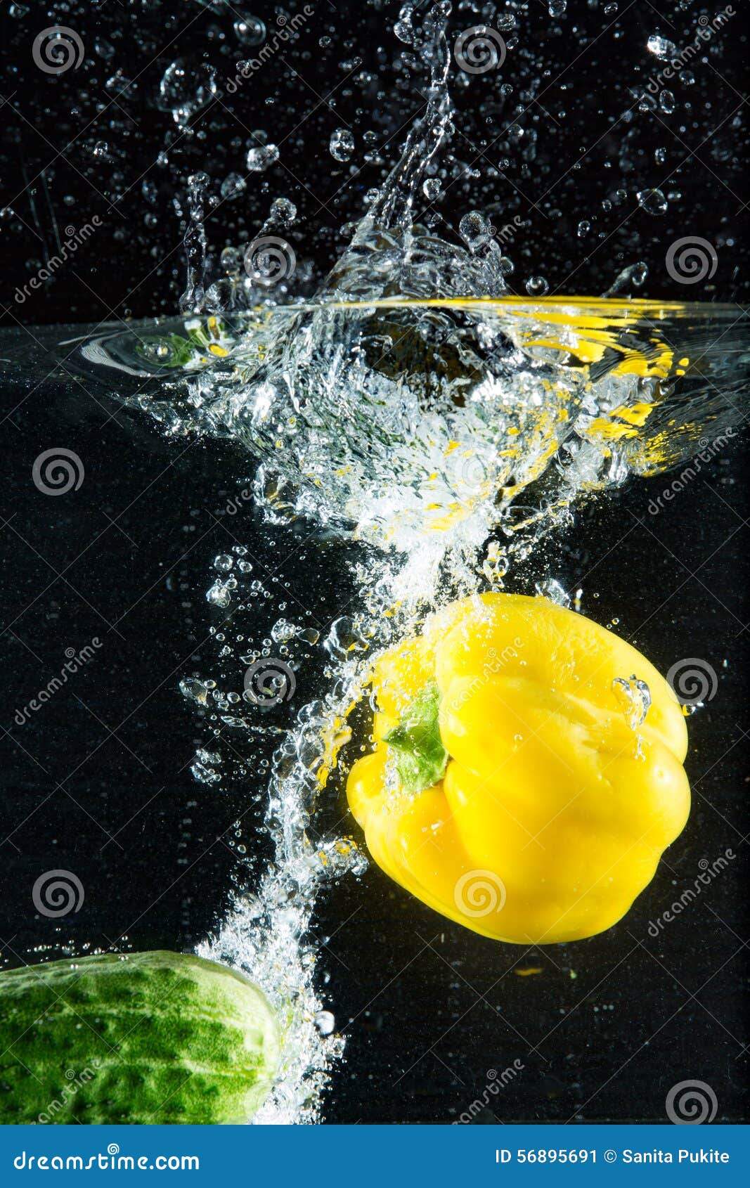 Splash vegetables stock image. Image of aqua, moment - 56895691
