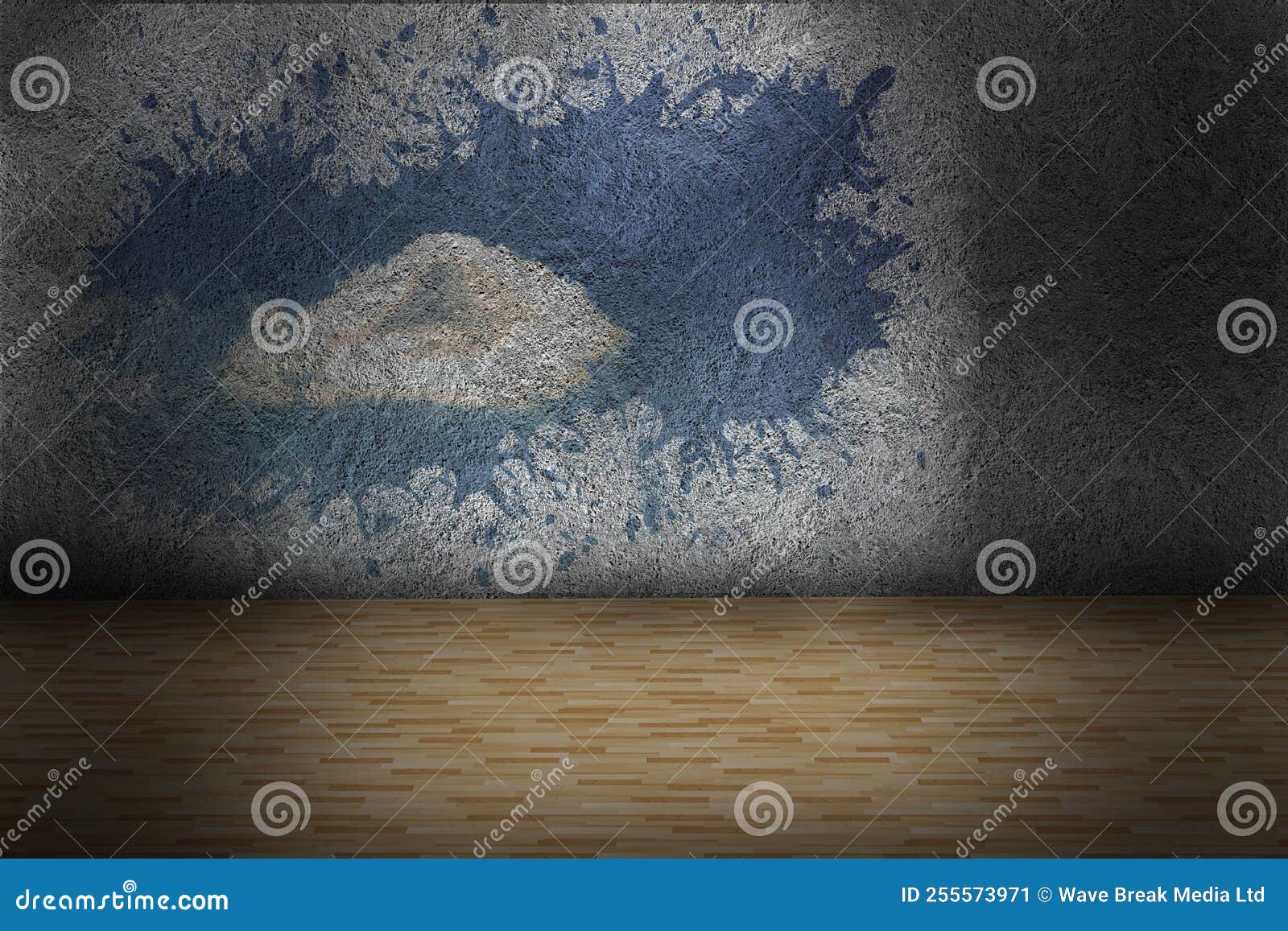 Splash on Wall Revealing Bright Sky Stock Image - Image of splash ...