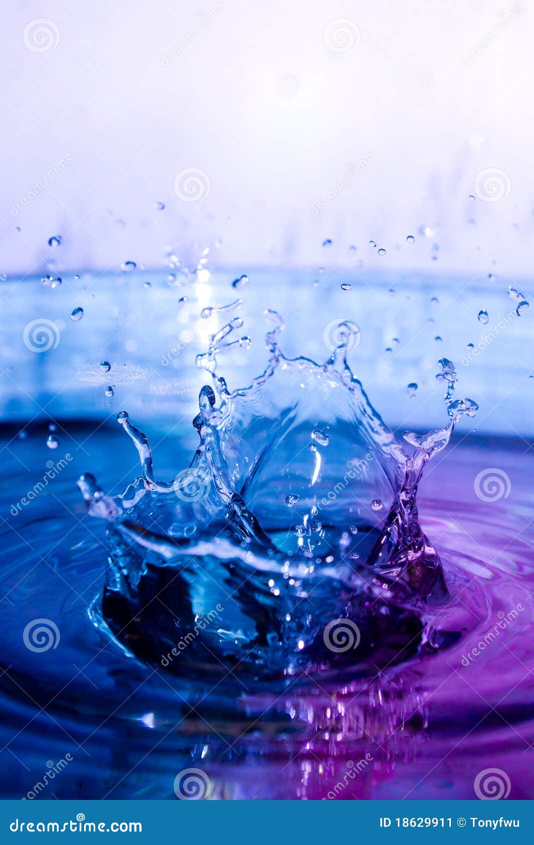 A Splash of Water stock image. Image of burst, splash - 18629911