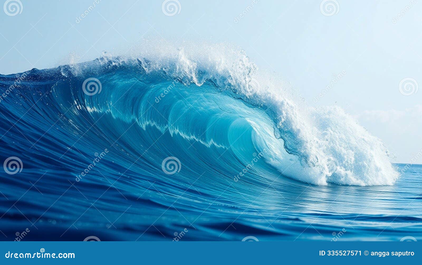 Splash Water and Blue Wave Design Blue Ocean Surf Diving Background ...