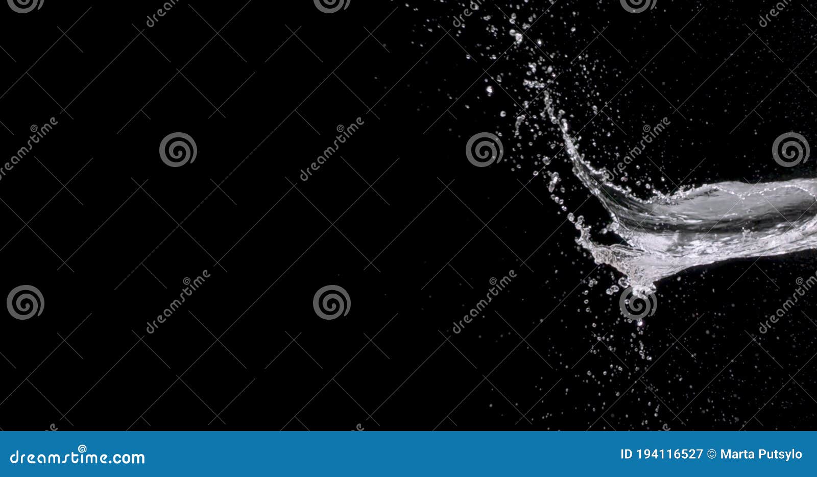 Splash of Water stock image. Image of cascade, macro - 194116527