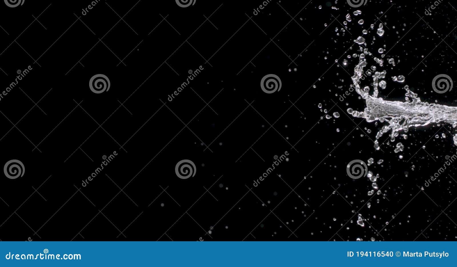 Splash of Water stock photo. Image of fresh, droplets - 194116540