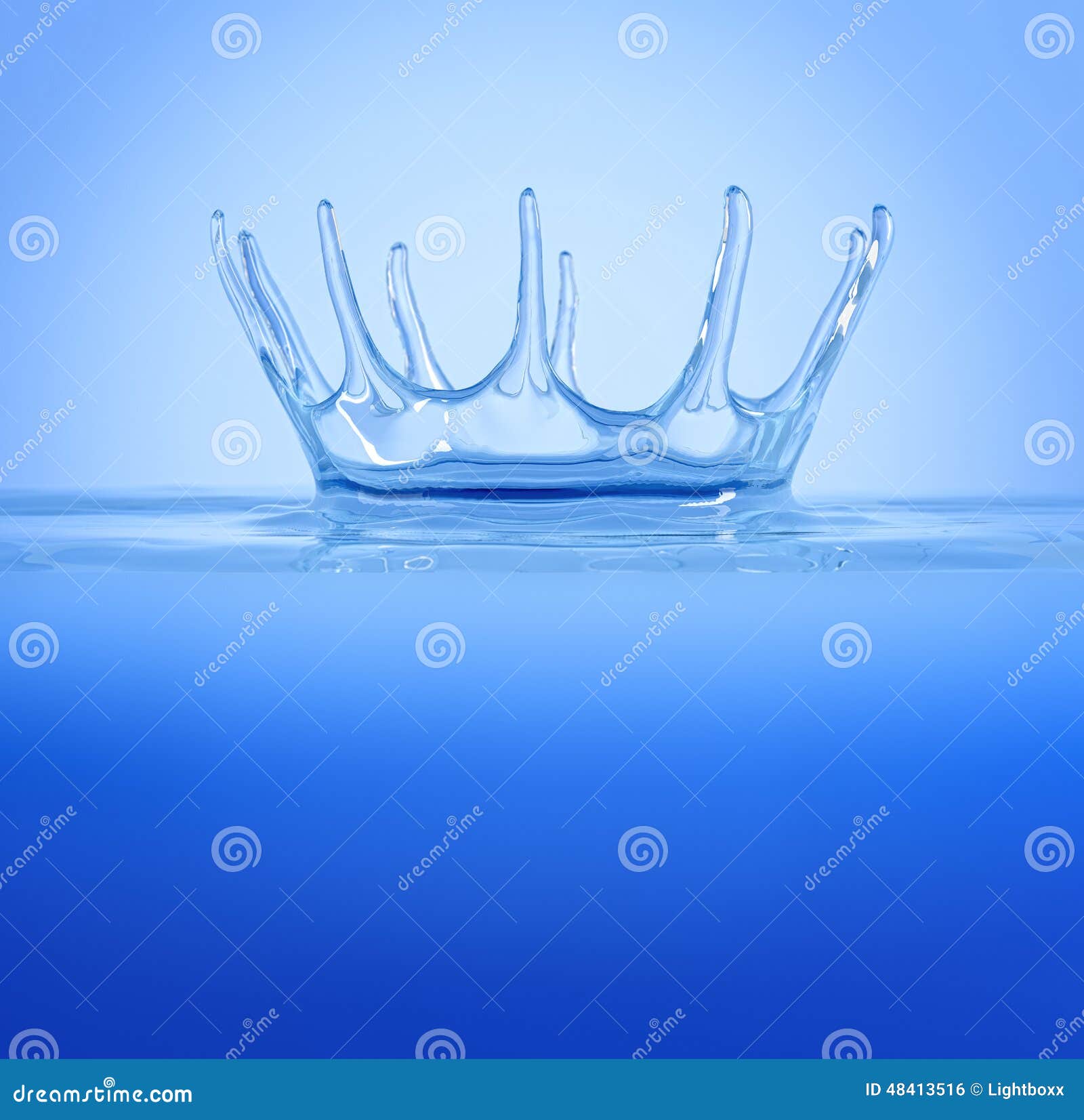 Splash - water crown stock illustration. Illustration of abstract ...