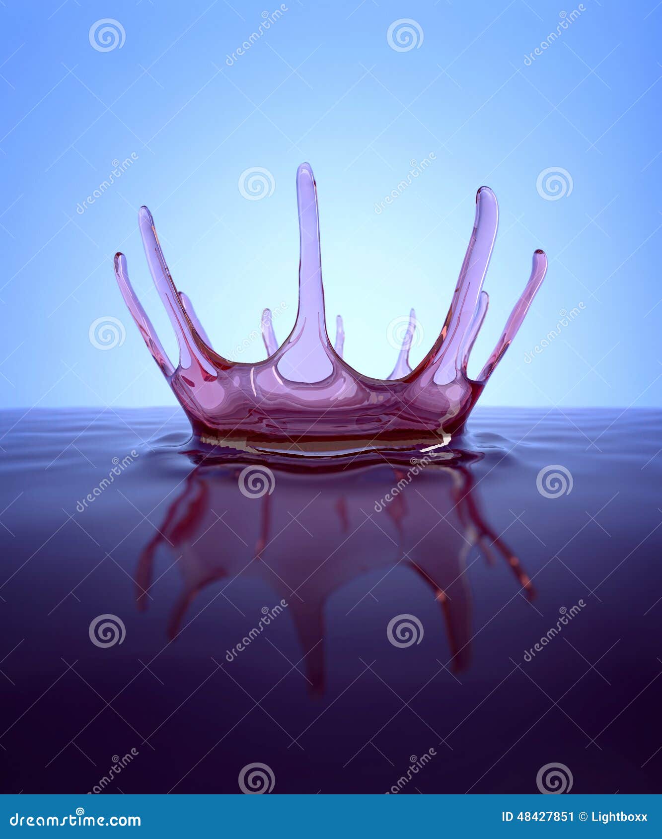 Splash - water crown stock illustration. Illustration of blender - 48427851