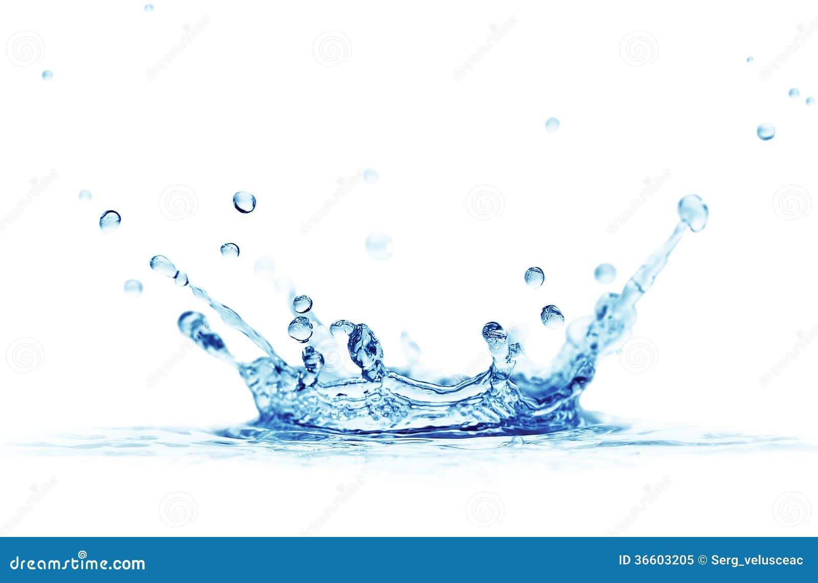 Splash water stock image. Image of isolated, flowing - 36603205