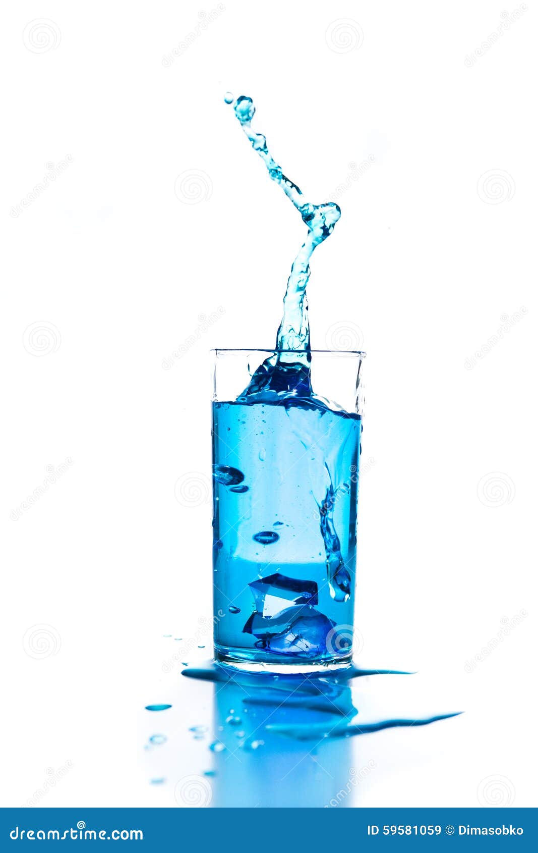 Splash of water isolated stock image. Image of liquid - 59581059