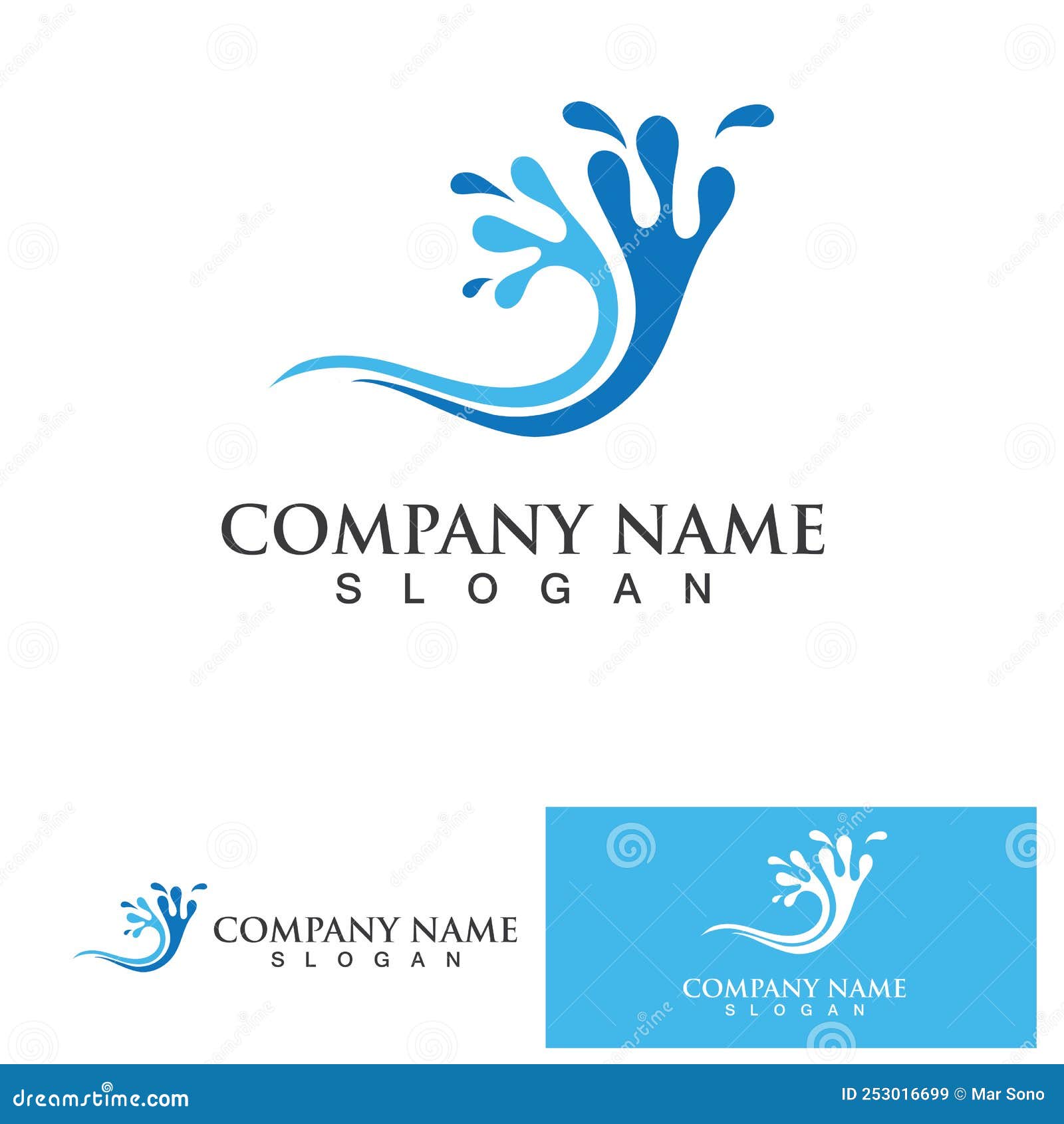 Splash Water Logo and Symbol Vector Stock Vector - Illustration of ...