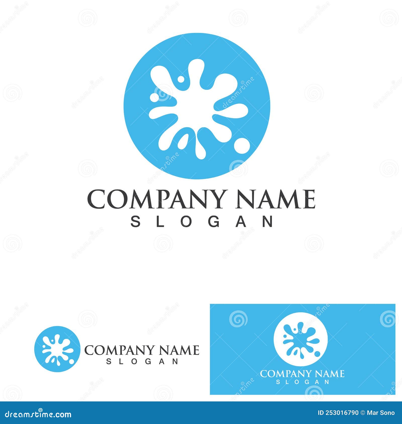 Splash Water Logo and Symbol Vector Stock Vector - Illustration of drop ...