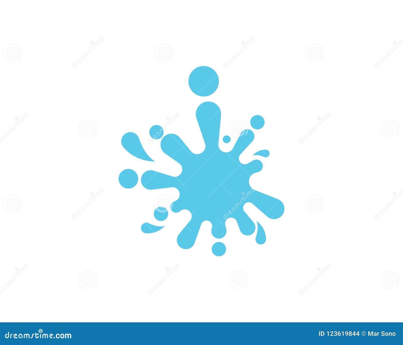 Splash Water Logo and Symbol Vector Stock Vector - Illustration of logo ...