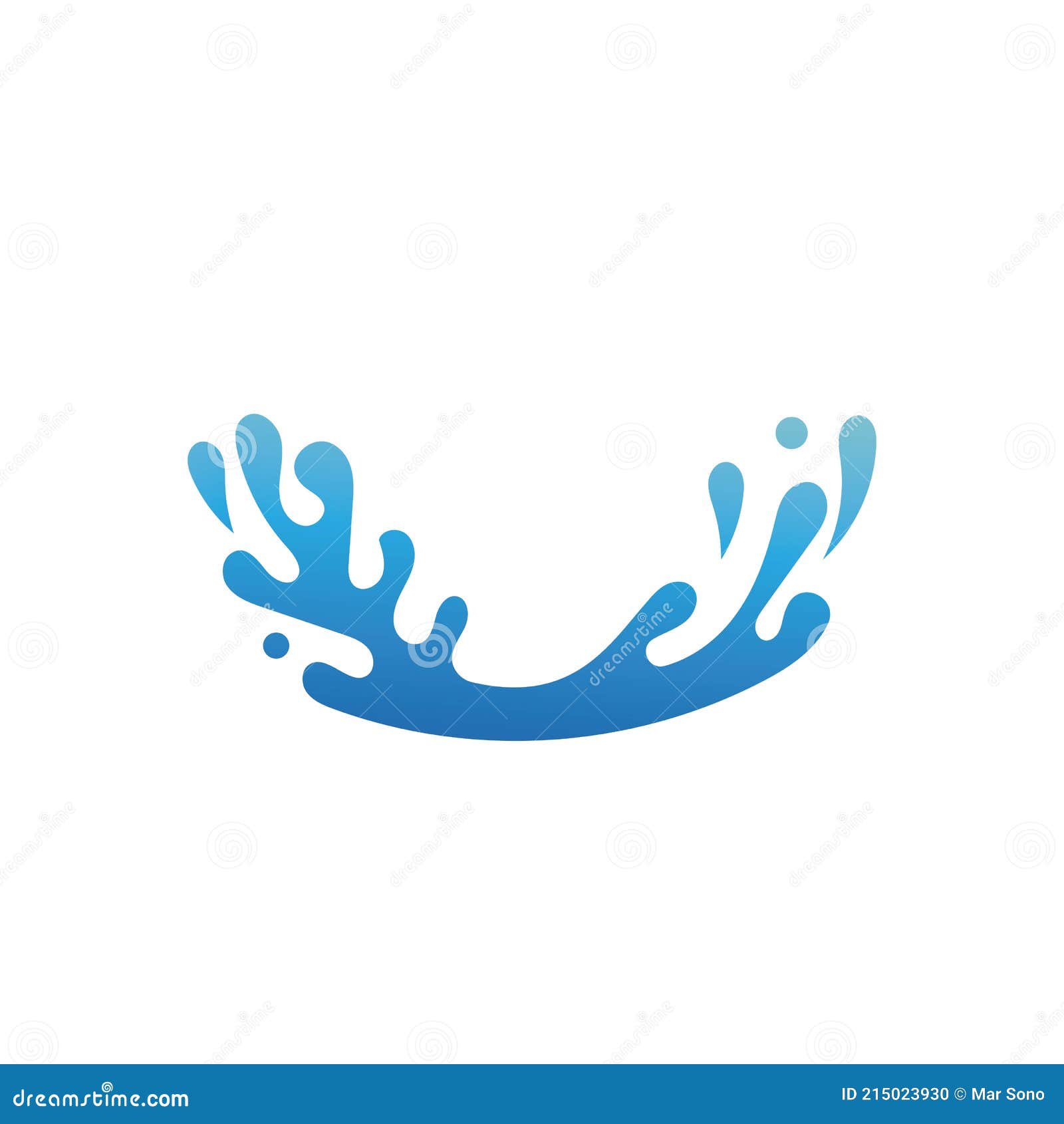 Splash Water Nature Logo and Symbol Vector Image Stock Vector ...