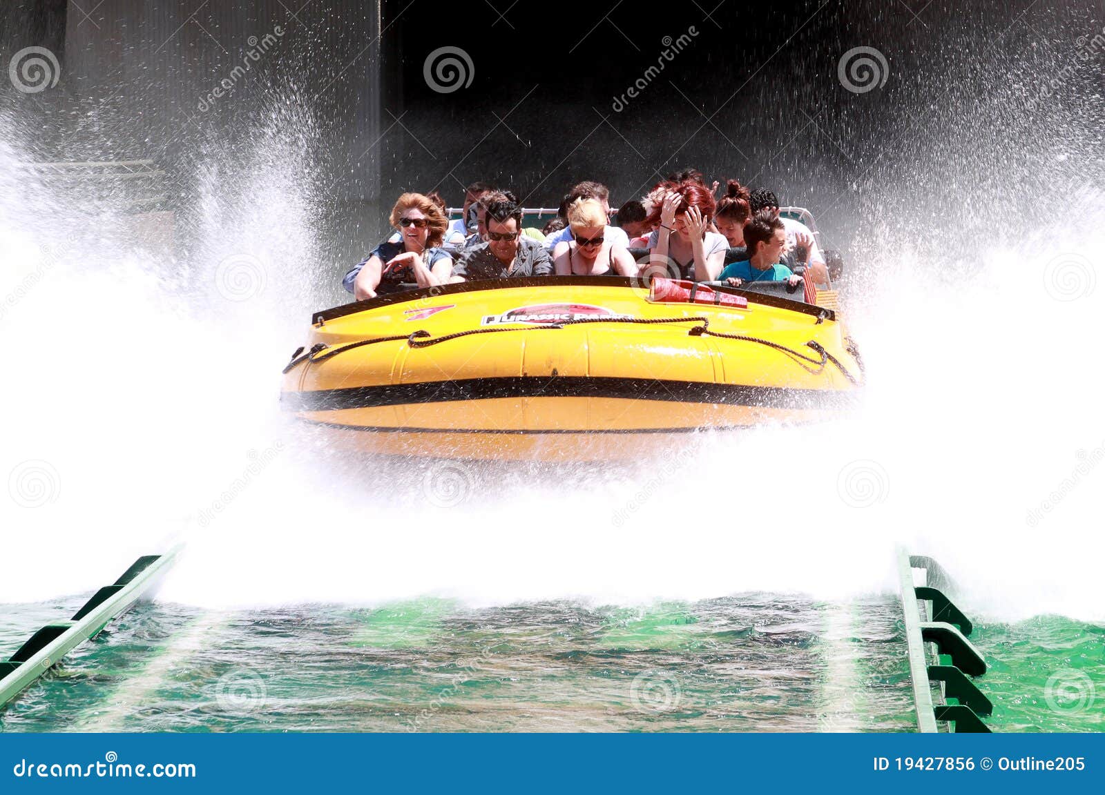 Splash water ride editorial photo. Image of active, travel - 19427856