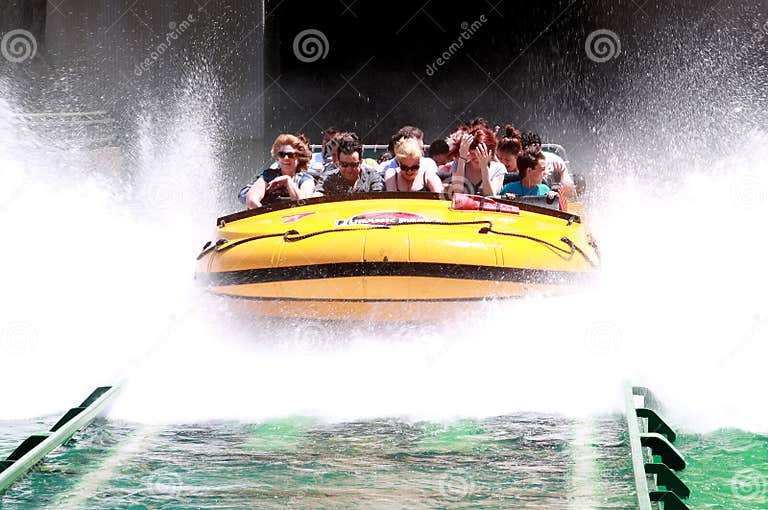 Splash water ride editorial photo. Image of active, travel - 19427856