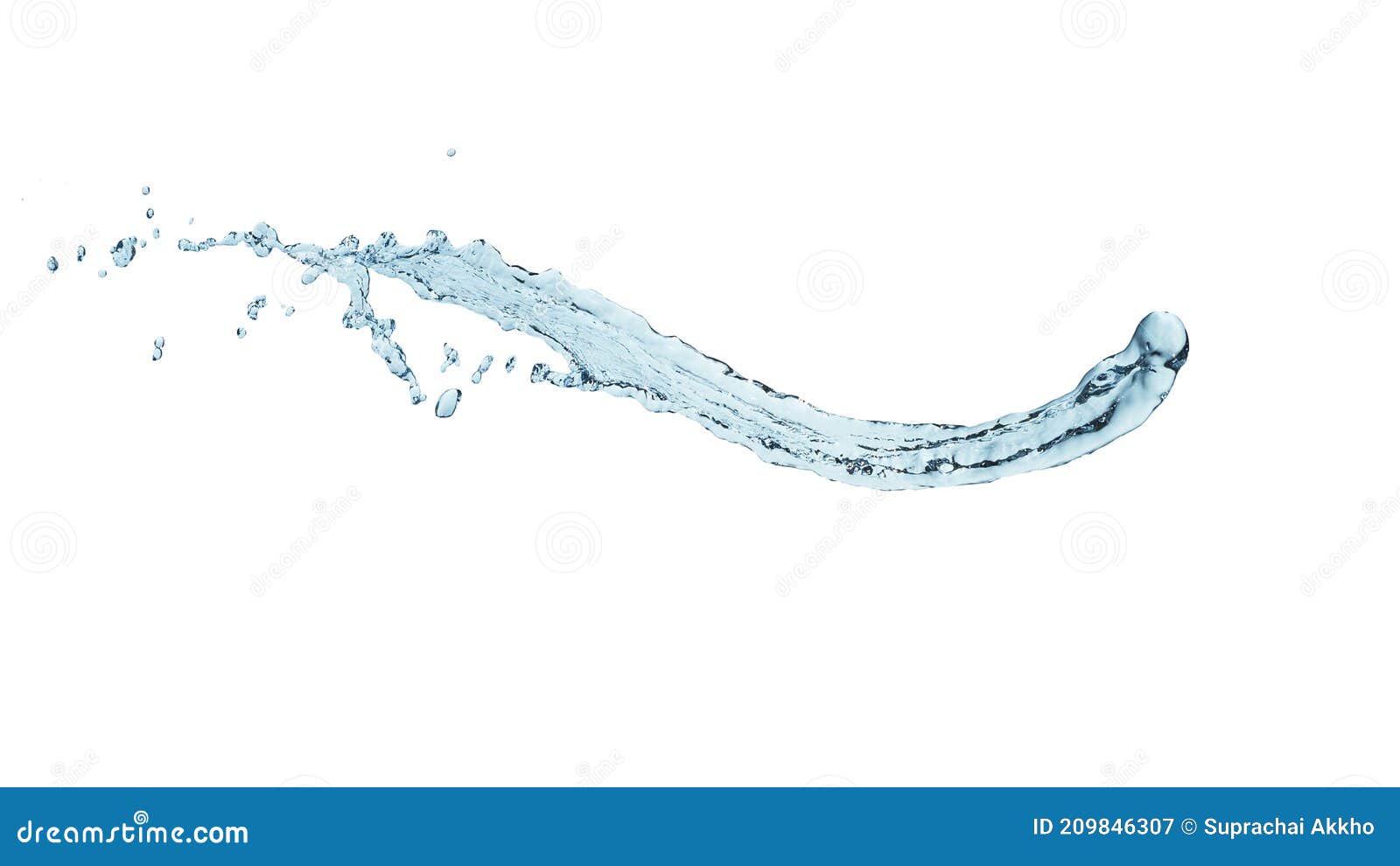 Splash Water Shape Isolated Stock Image - Image of rain, droplet: 209846307