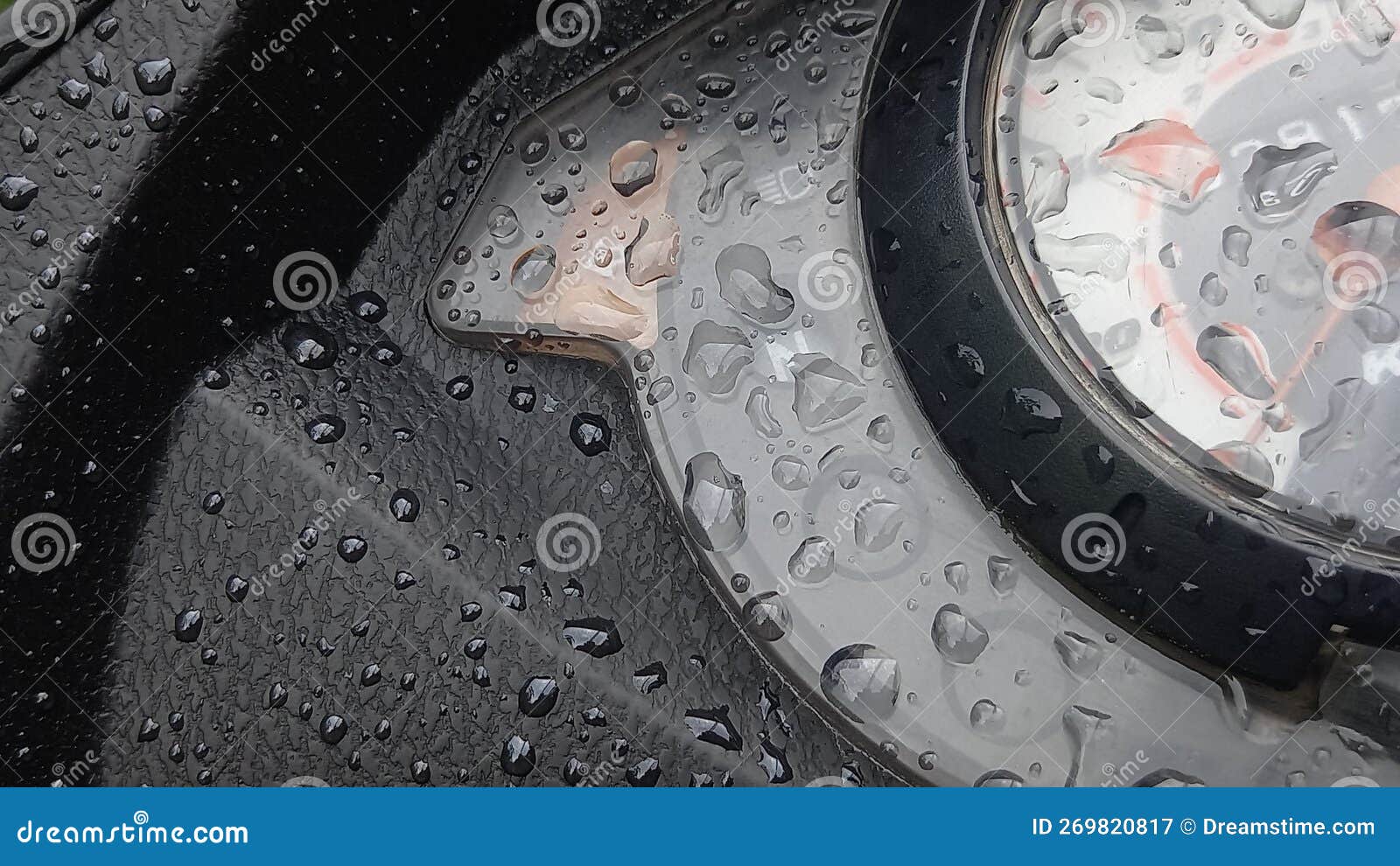 Splash of Water on the Speedometer Stock Image - Image of motor ...