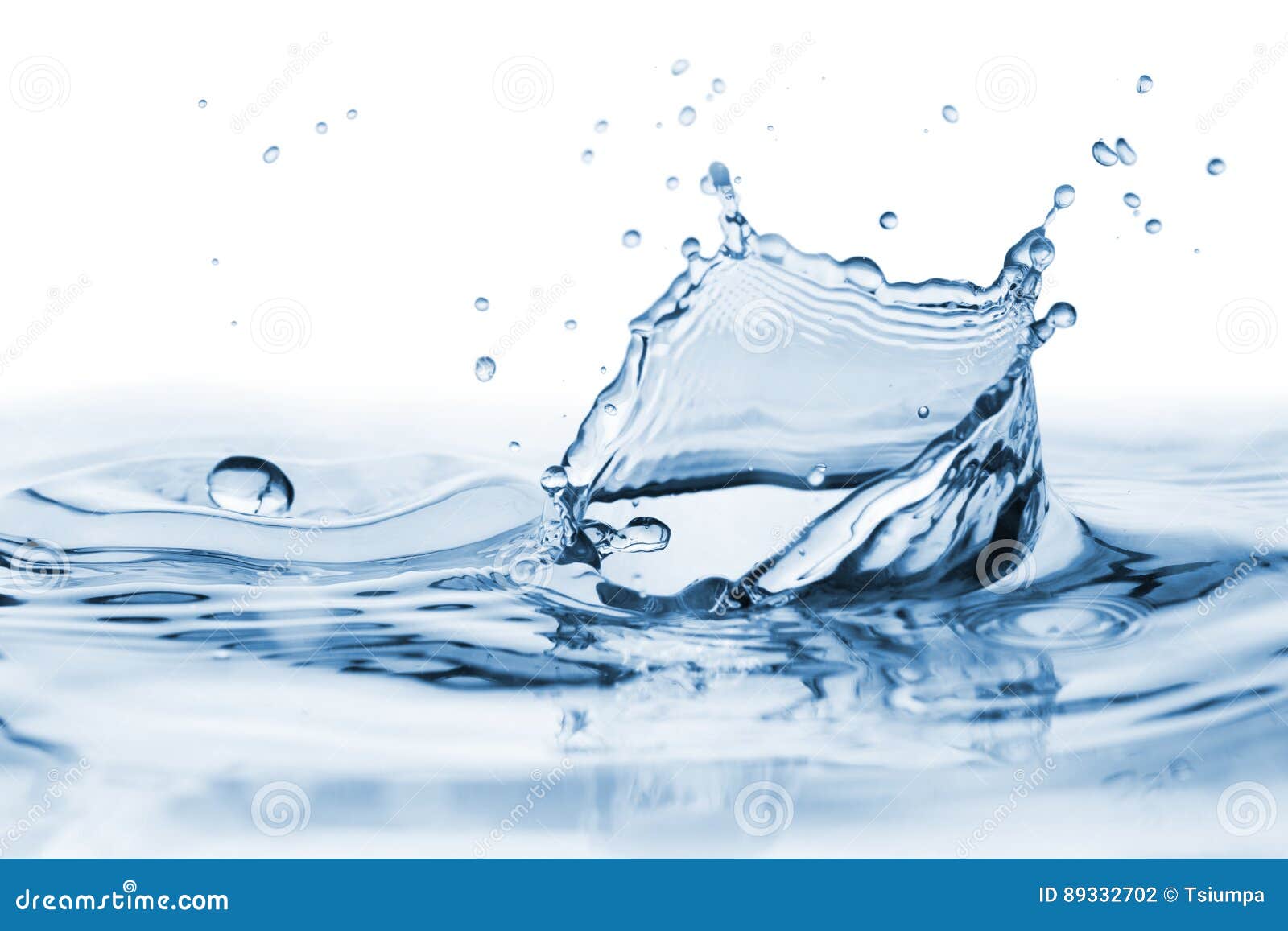 Splash on the Water Surface Stock Photo - Image of close, hygiene: 89332702