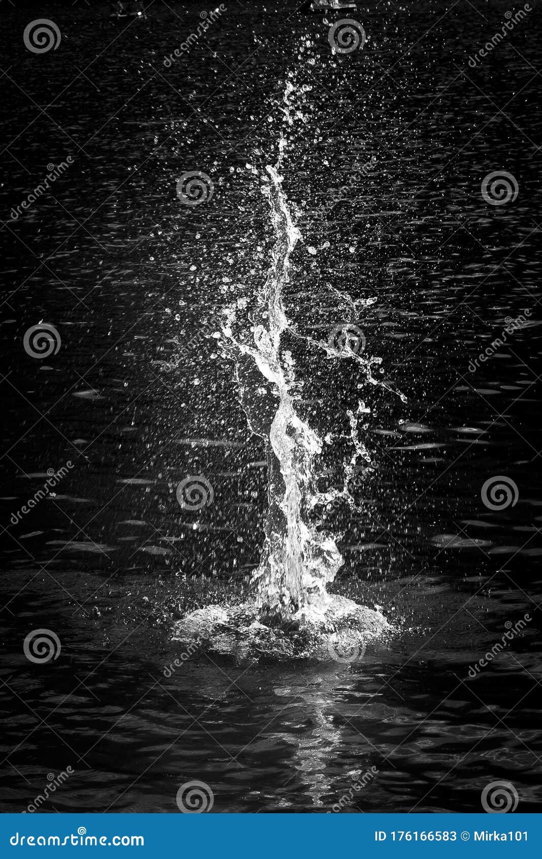 Splash of Water with Thousands of Droplets Stock Image - Image of ...