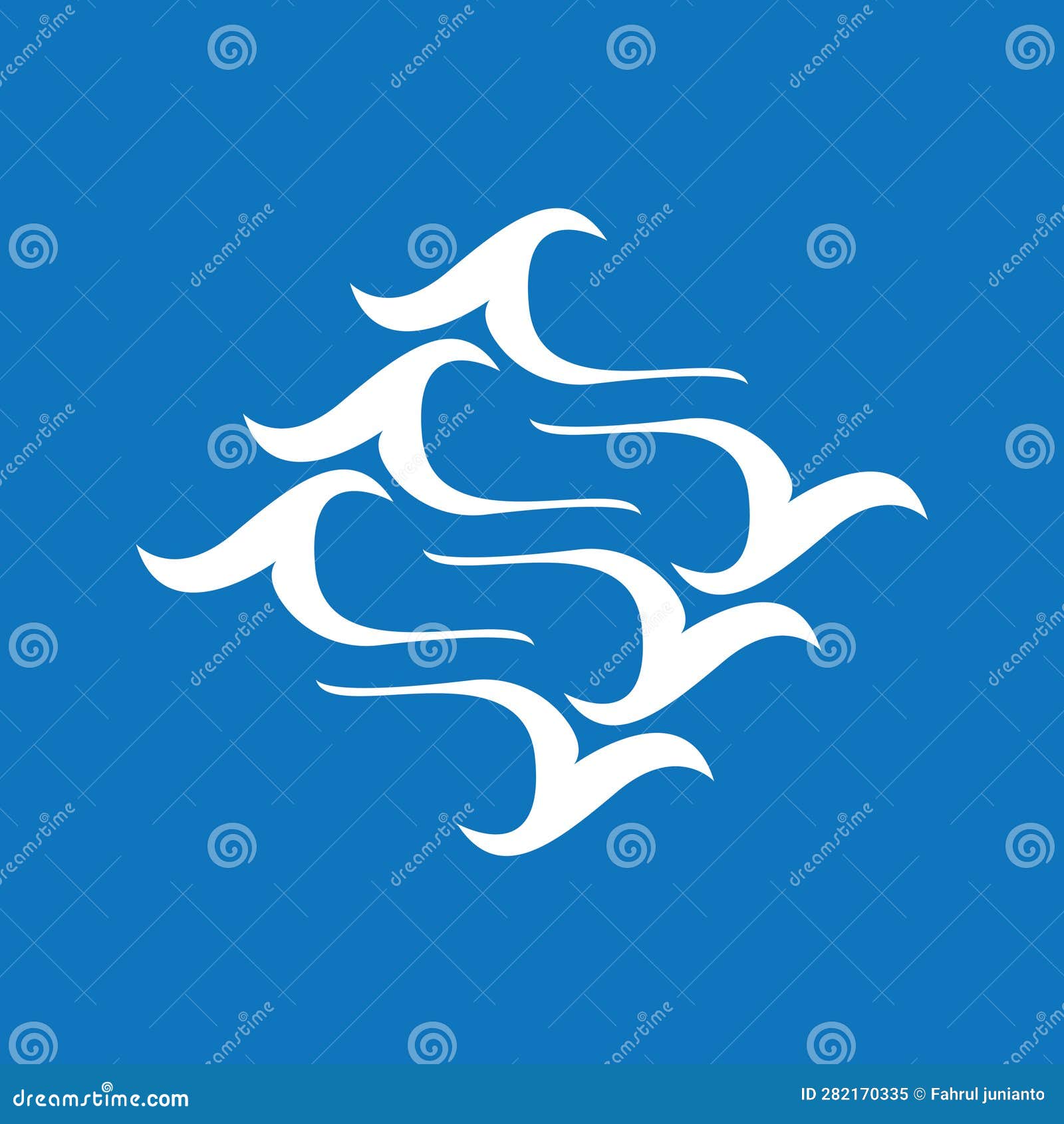 Splash Water Wave Beach Logo and Symbol Vector Stock Illustration ...