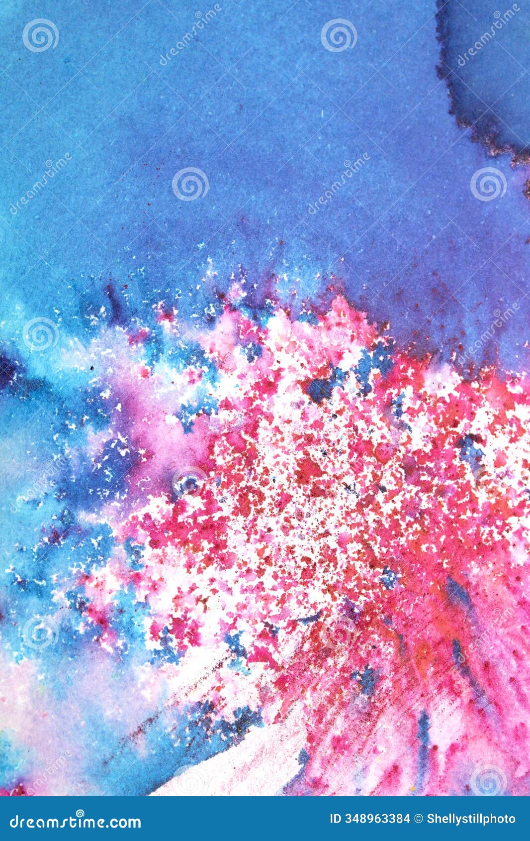 Splash of Watercolour Colourful Paint and Powder for Background ...