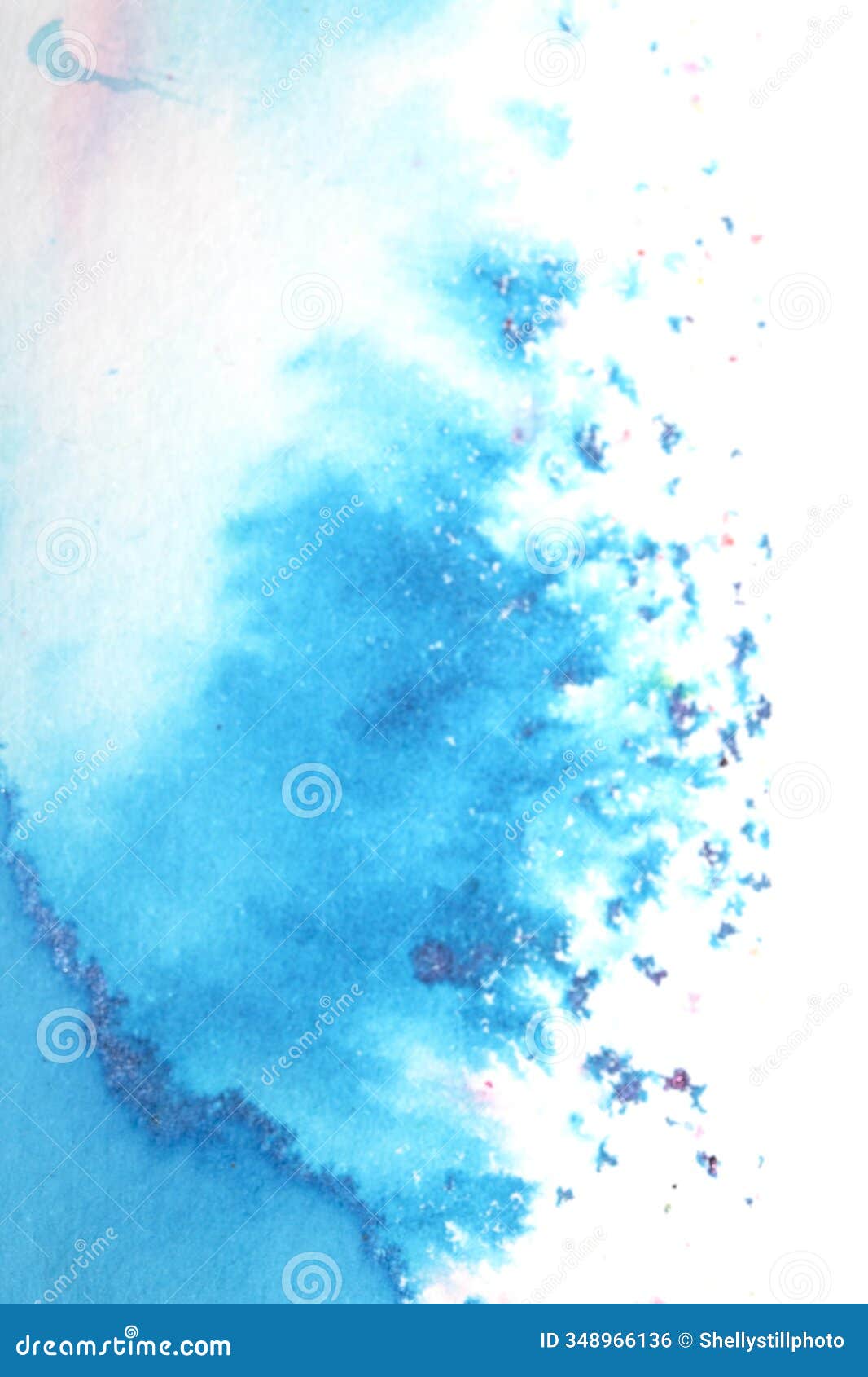 Splash of Watercolour Colourful Paint and Powder for Background ...