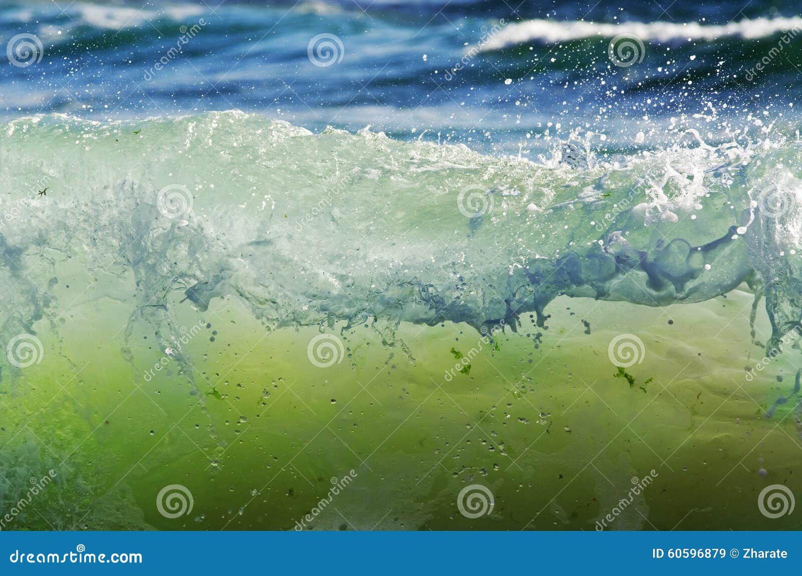 Splash wave stock image. Image of lagoon, natural, clear - 60596879