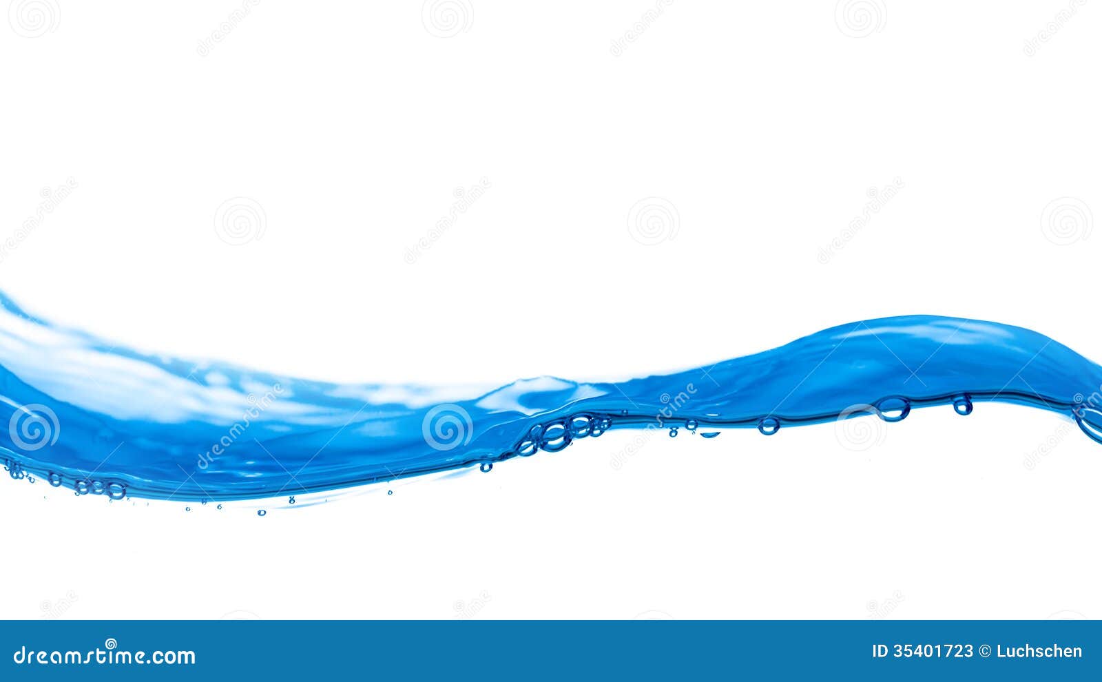 Splash and a wave stock image. Image of flowing, nature - 35401723