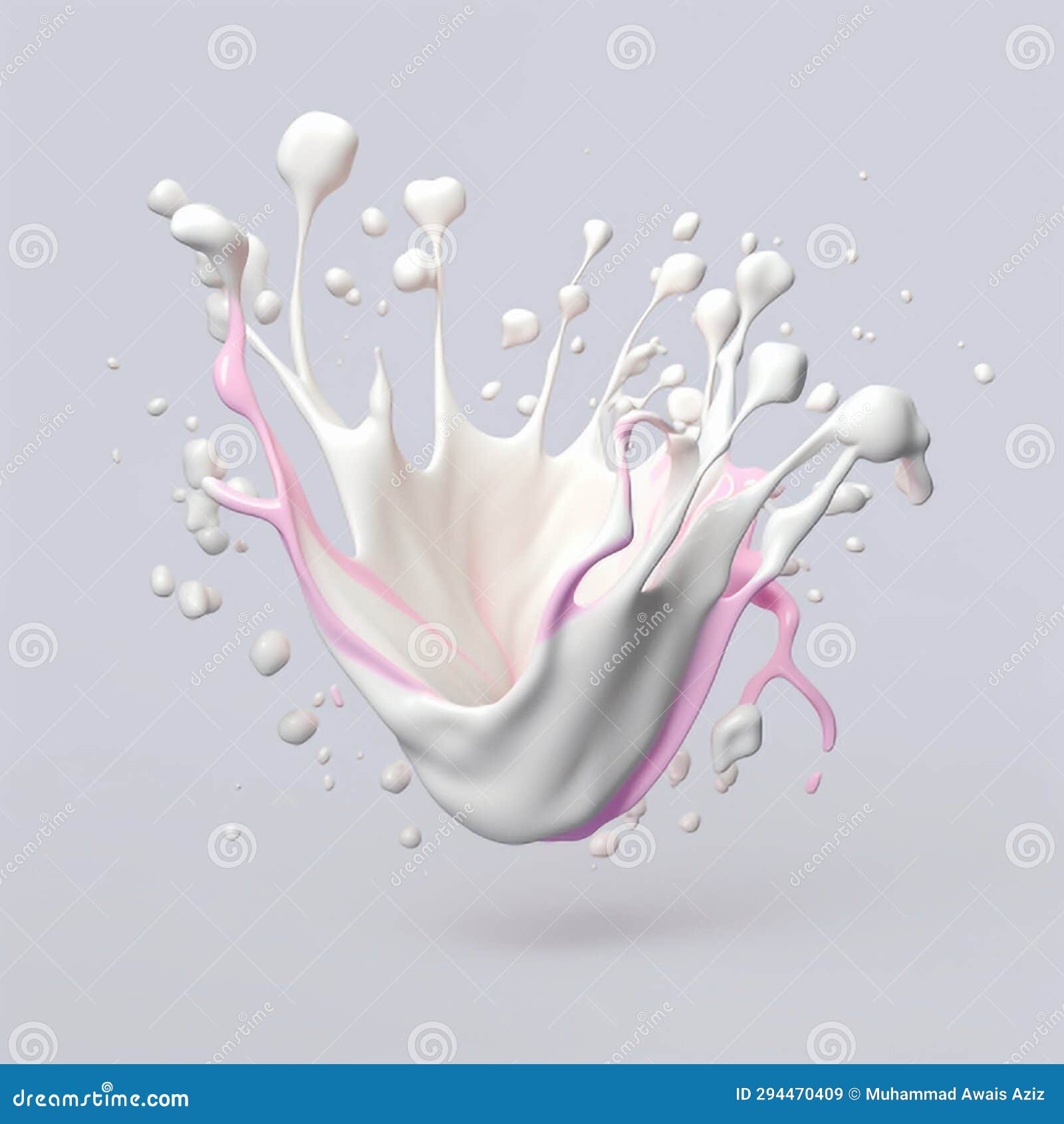 Splash of White Milk on a Solid Background Stock Image - Image of milky ...