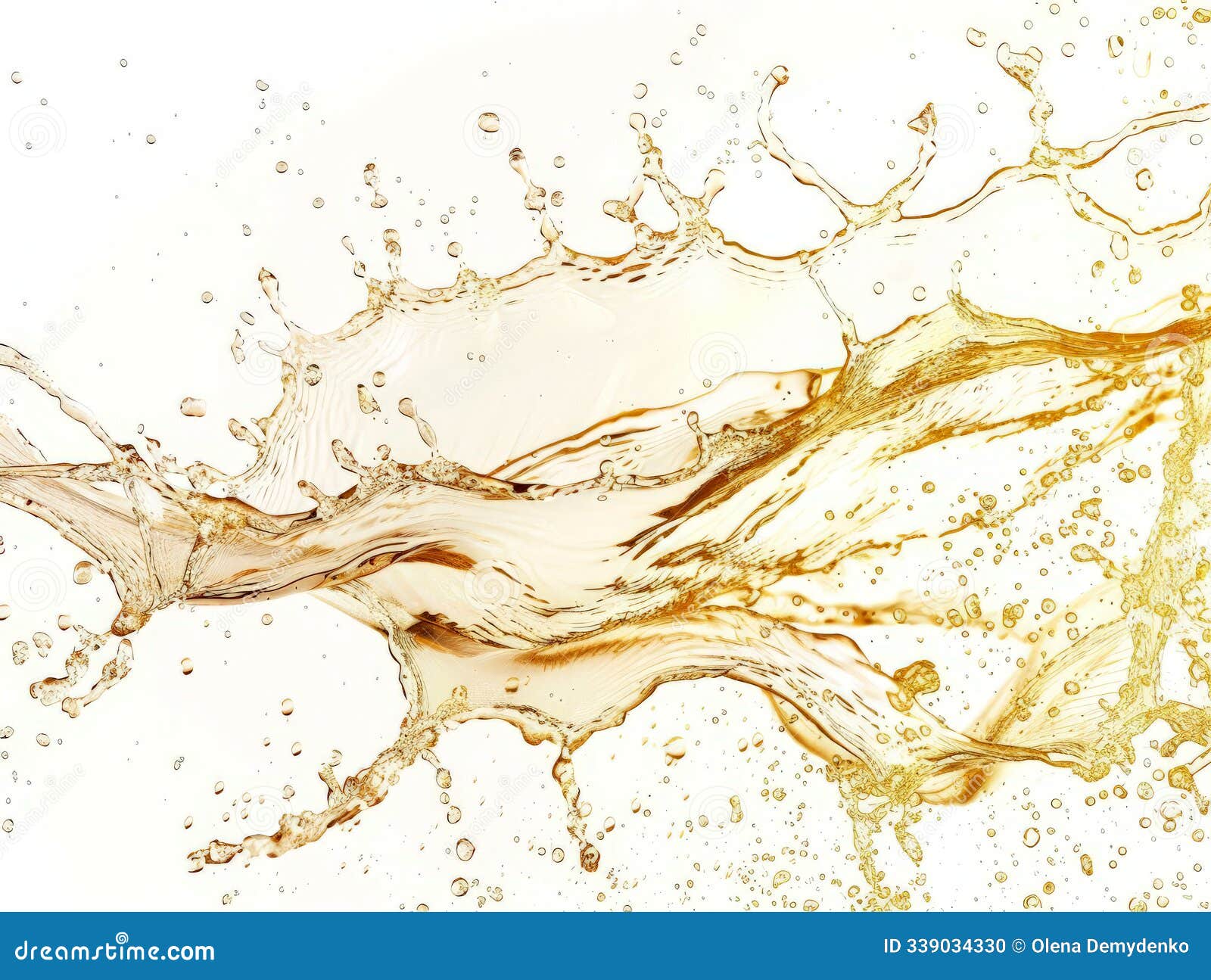 A Splash of White Wine Creates a Stunning Visual Display Against a ...