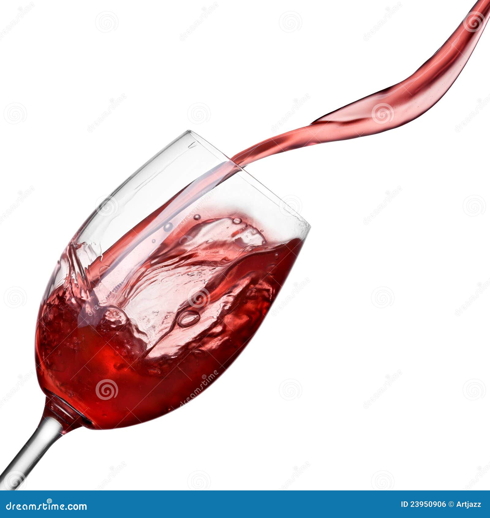 Splash of Wine in Glass Isolated Stock Photo - Image of shot, motion ...
