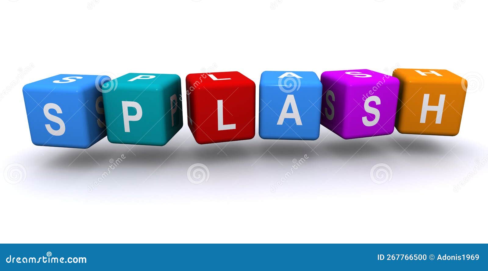 Splash word block on white stock illustration. Illustration of nutrient ...