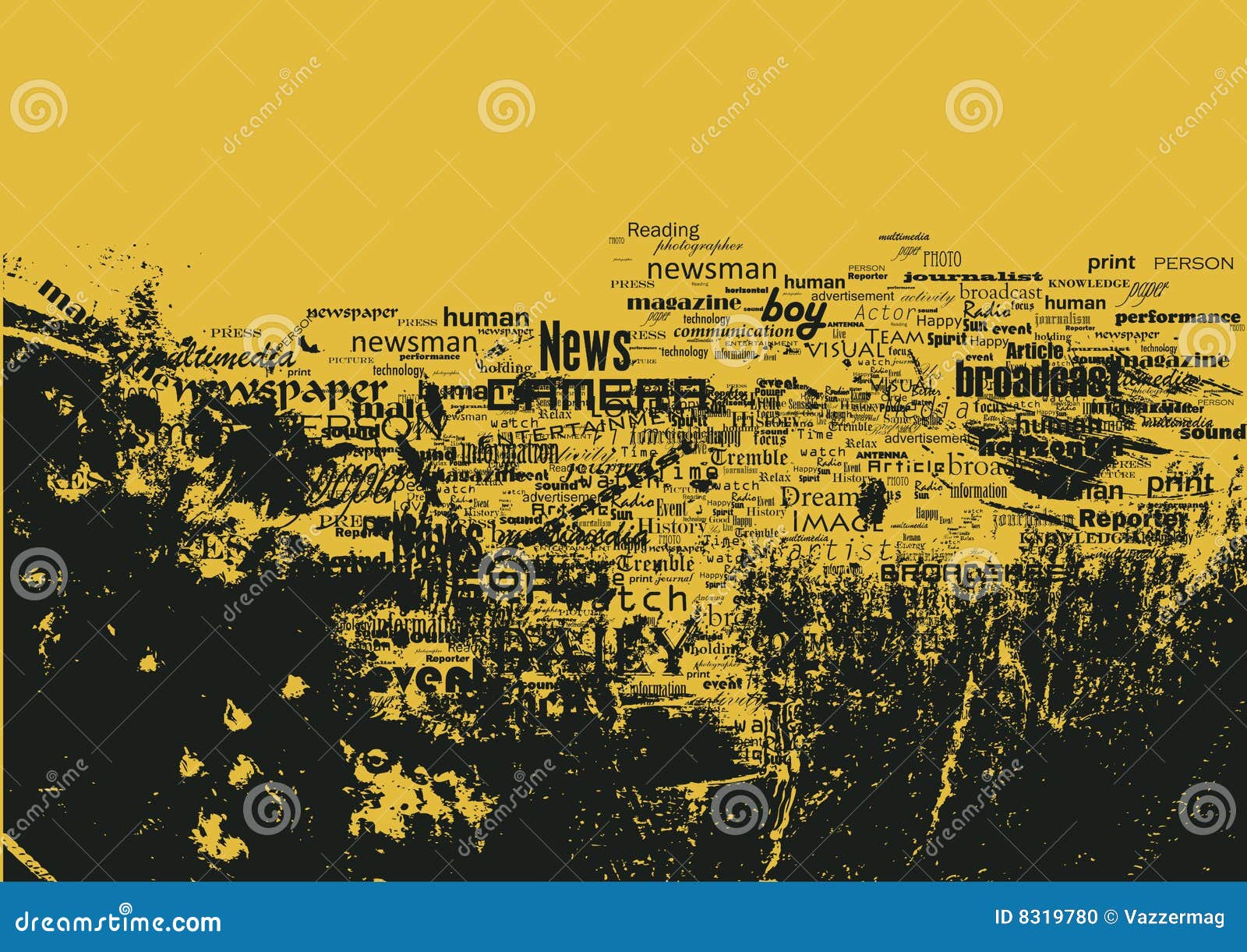 Splash words stock vector. Illustration of stonewall, graphic - 8319780