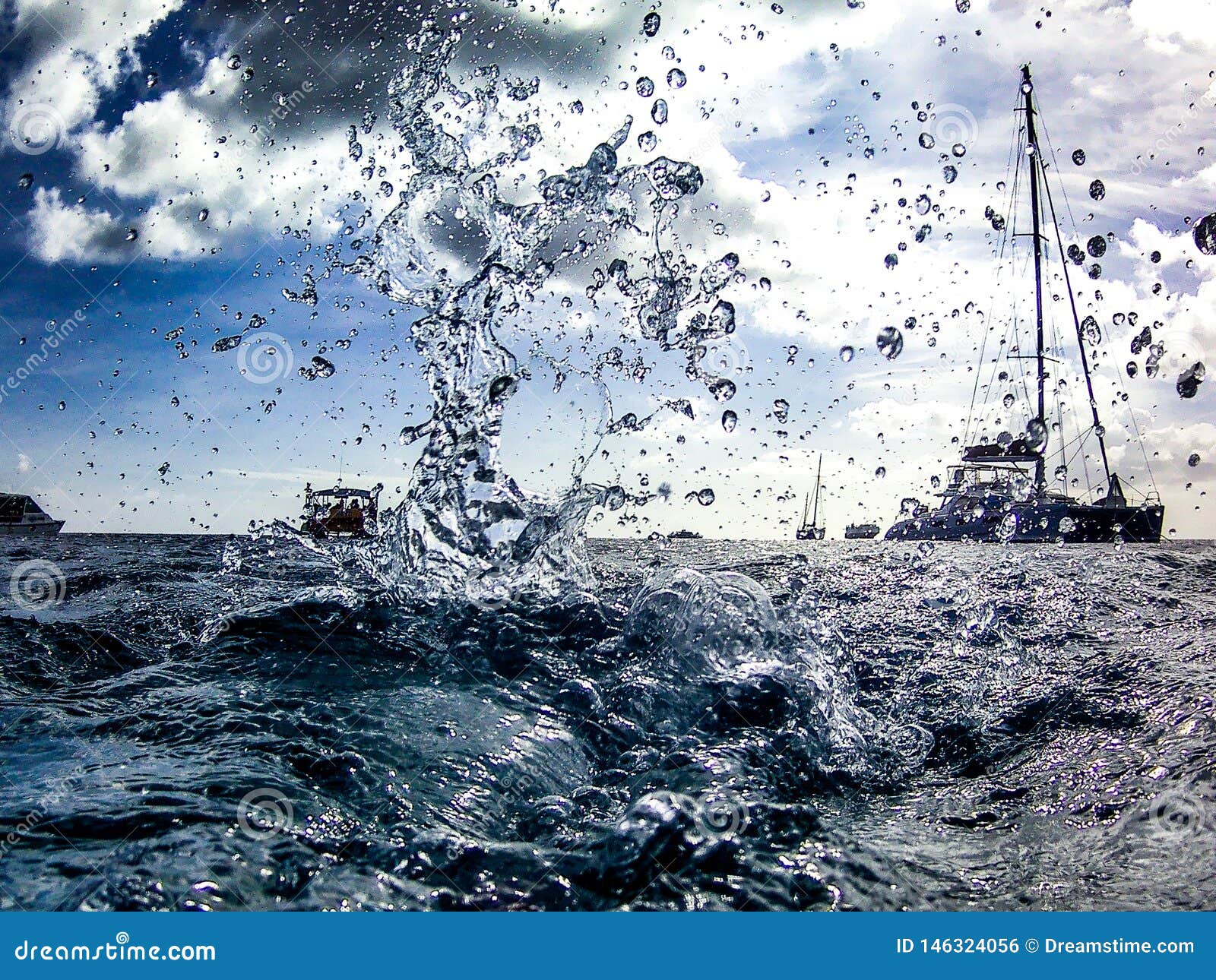 Splashed Barbados Again stock photo. Image of browns - 146324056