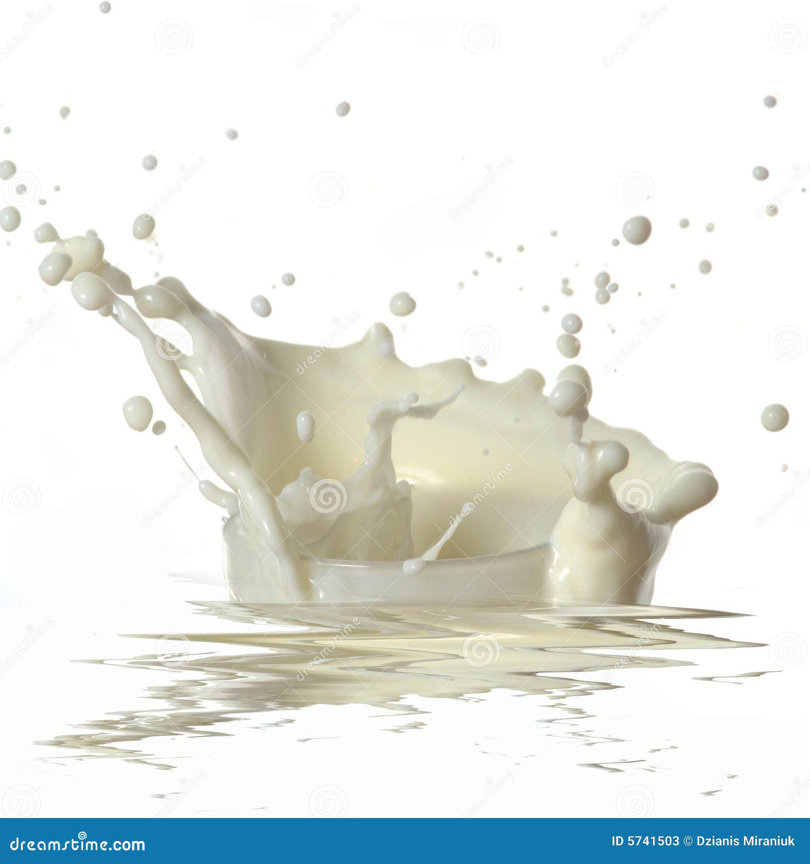 Splashed milk stock image. Image of splash, macro, healthy - 5741503