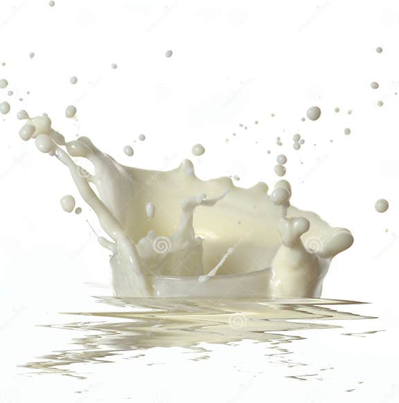 Splashed milk stock image. Image of splash, macro, healthy - 5741503