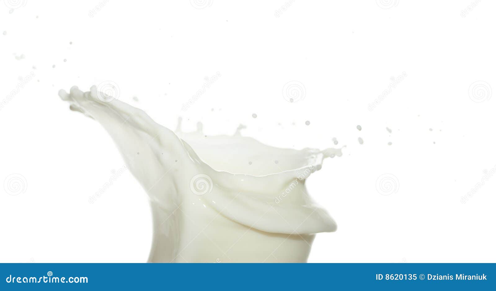 Splashed milk stock image. Image of ideal, milk, splashing - 8620135