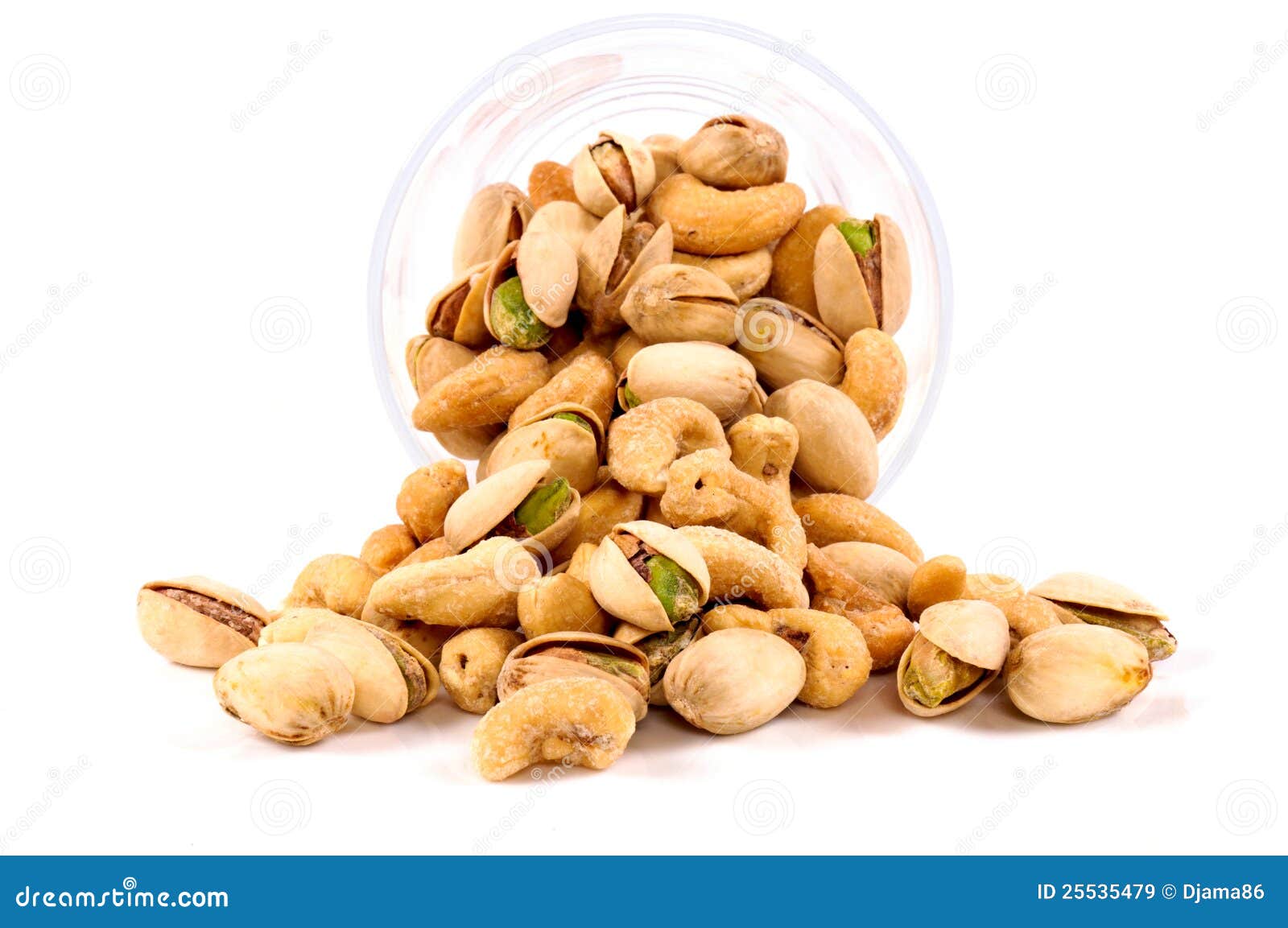 Splashed nuts mix stock image. Image of pistachio, brown - 25535479