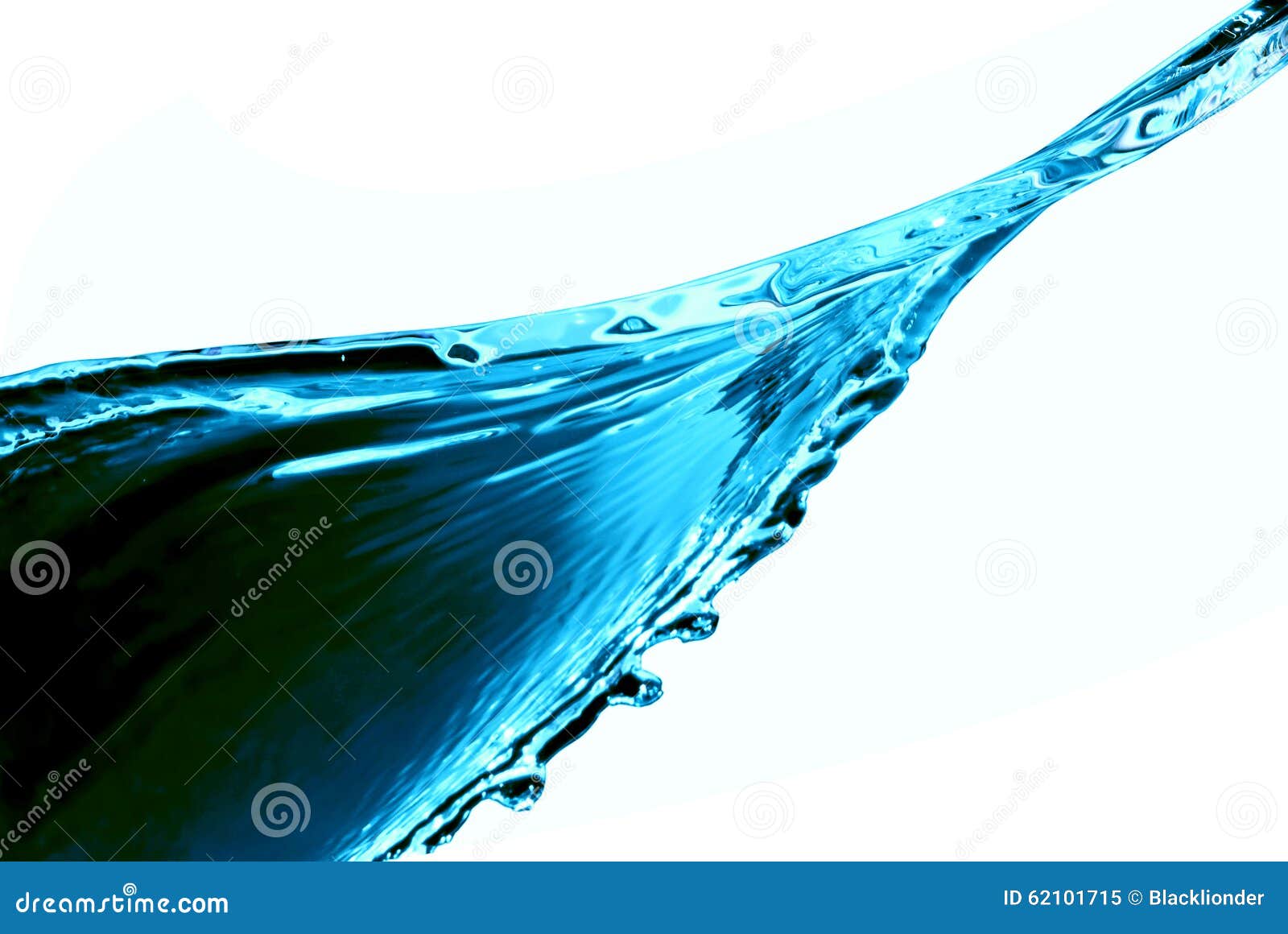 Splashed water cyan stock image. Image of smooth, abstract - 62101715