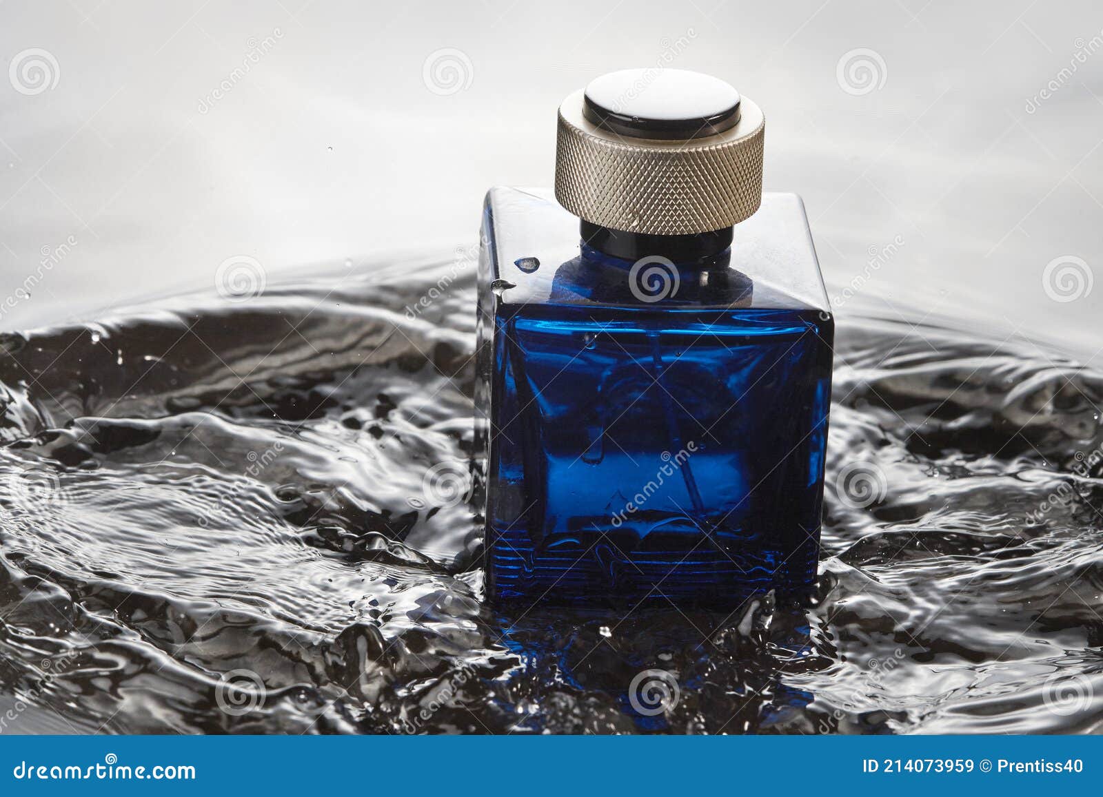 Splashed Water from Falling Bottle Stock Image - Image of water, bottle ...