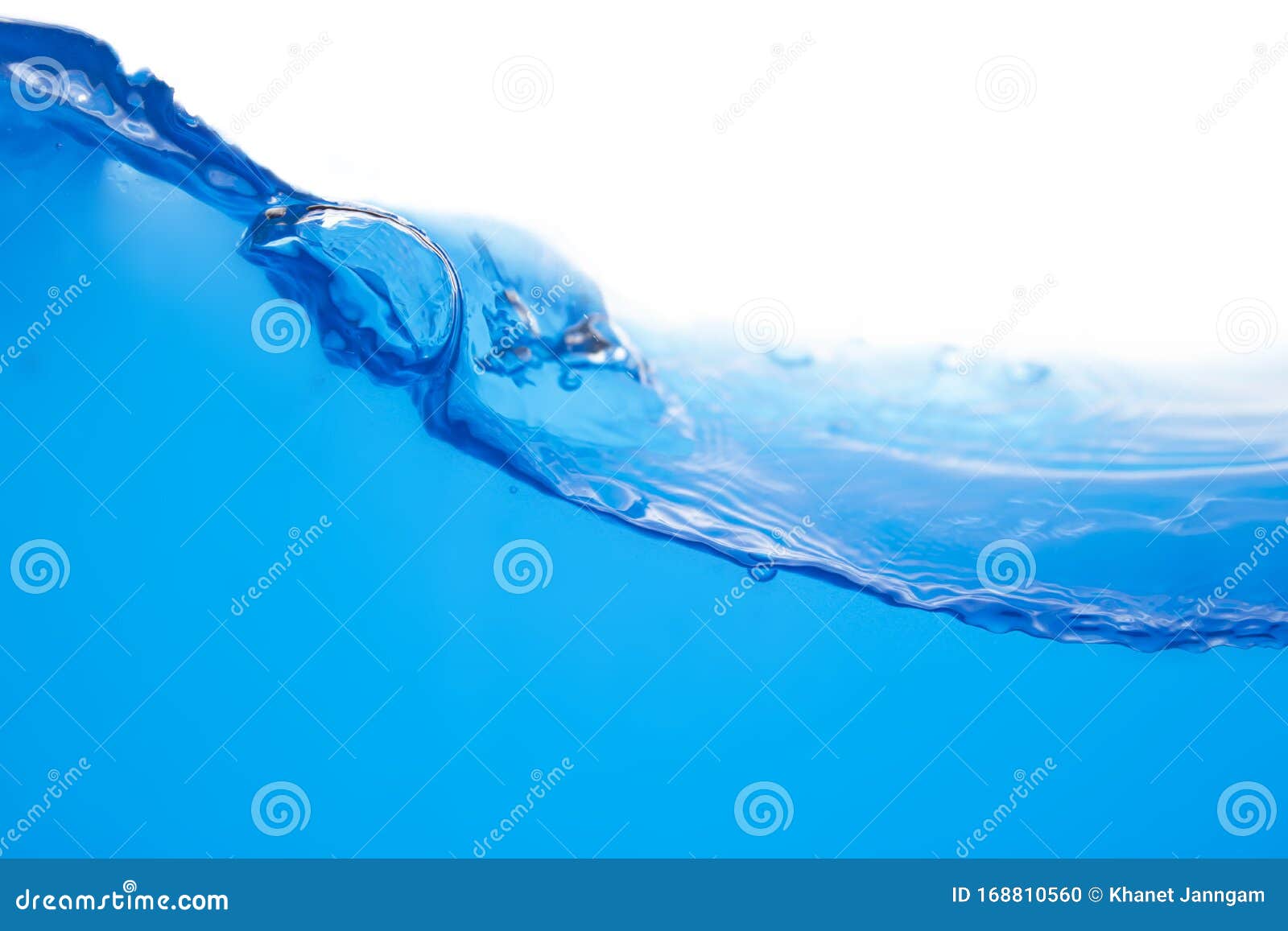 Splashed water surface stock photo. Image of isolated - 168810560