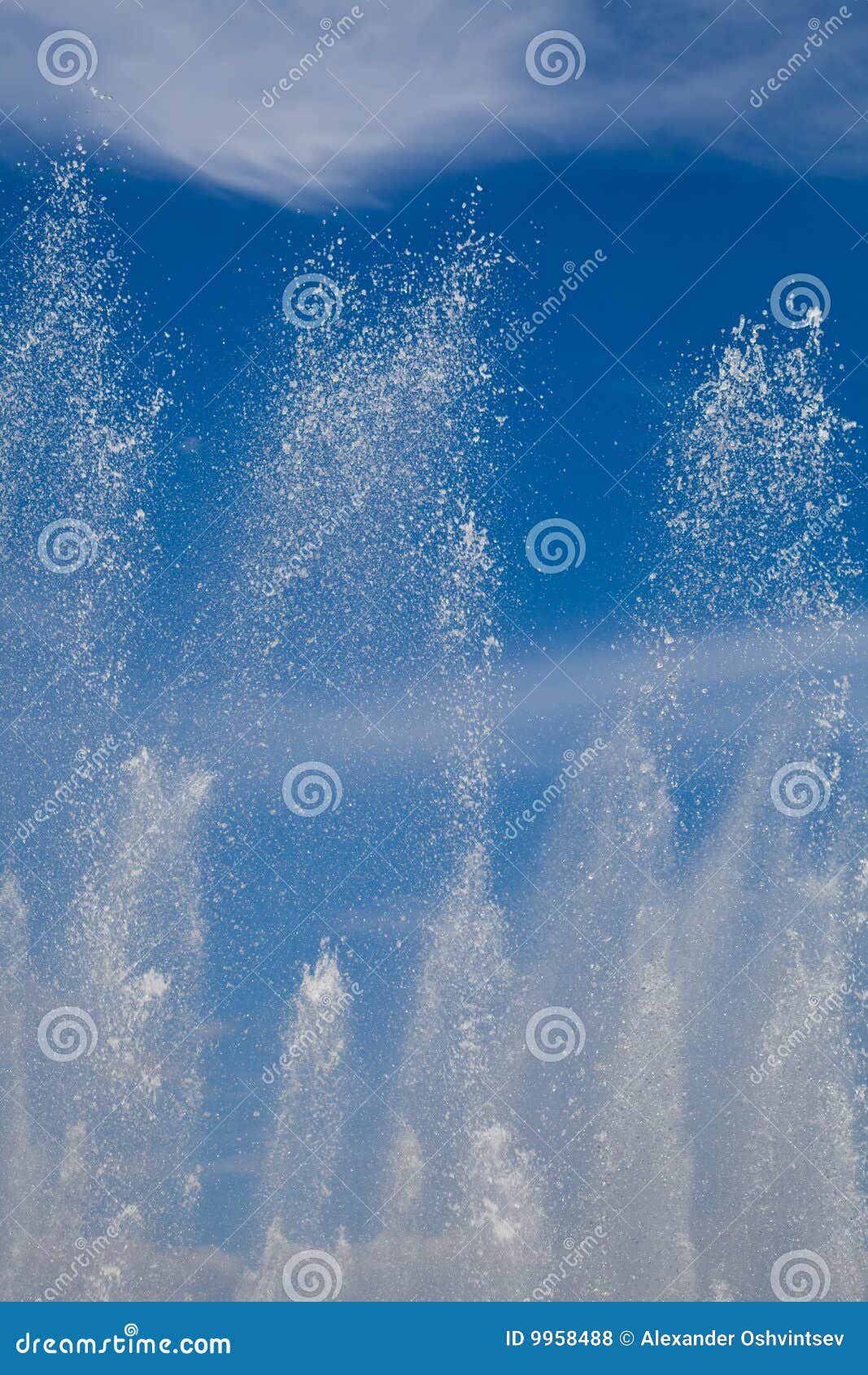 Splashes stock photo. Image of pure, summer, splash, clouds - 9958488