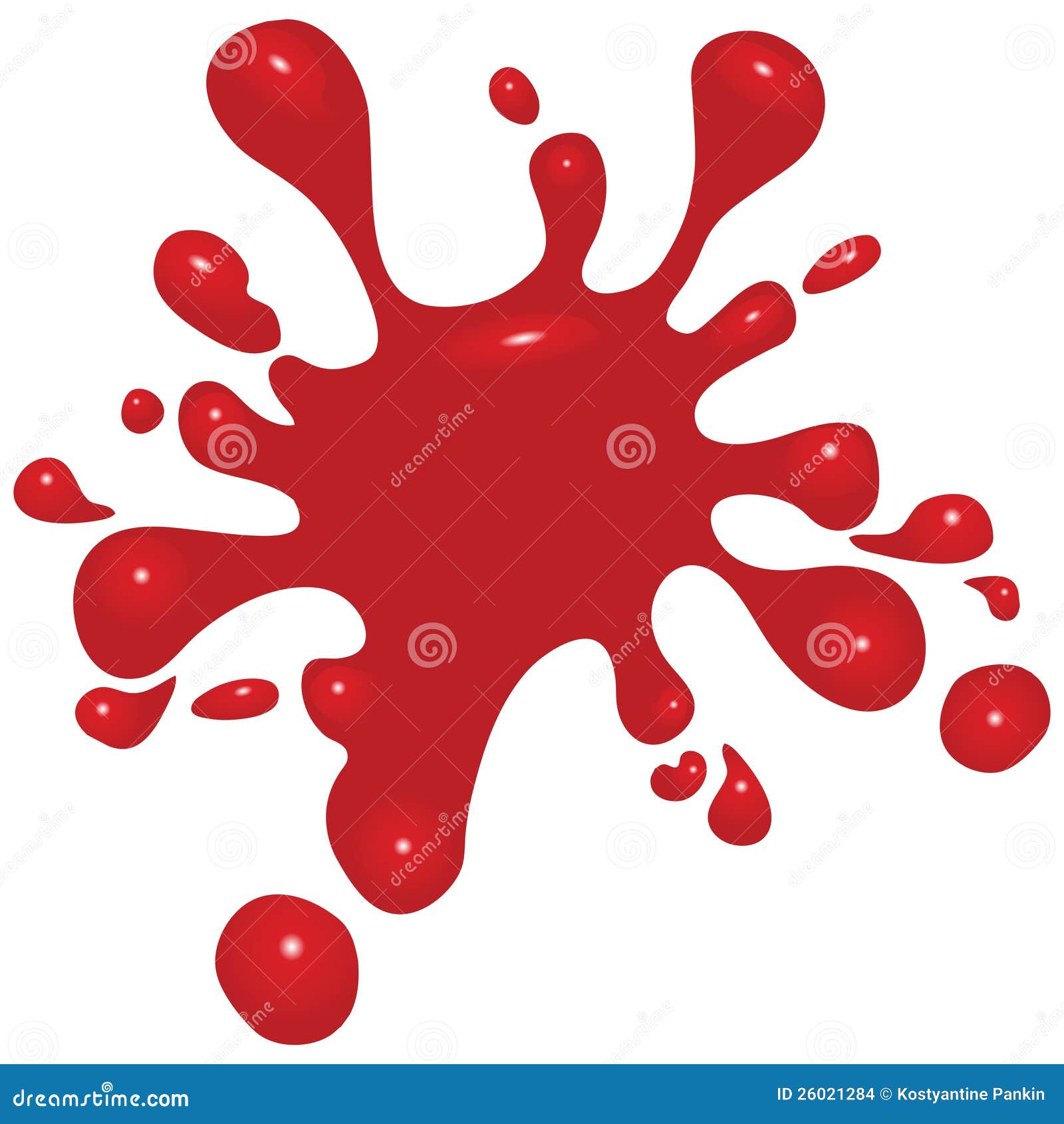 Splashes of blood stock vector. Illustration of home - 26021284