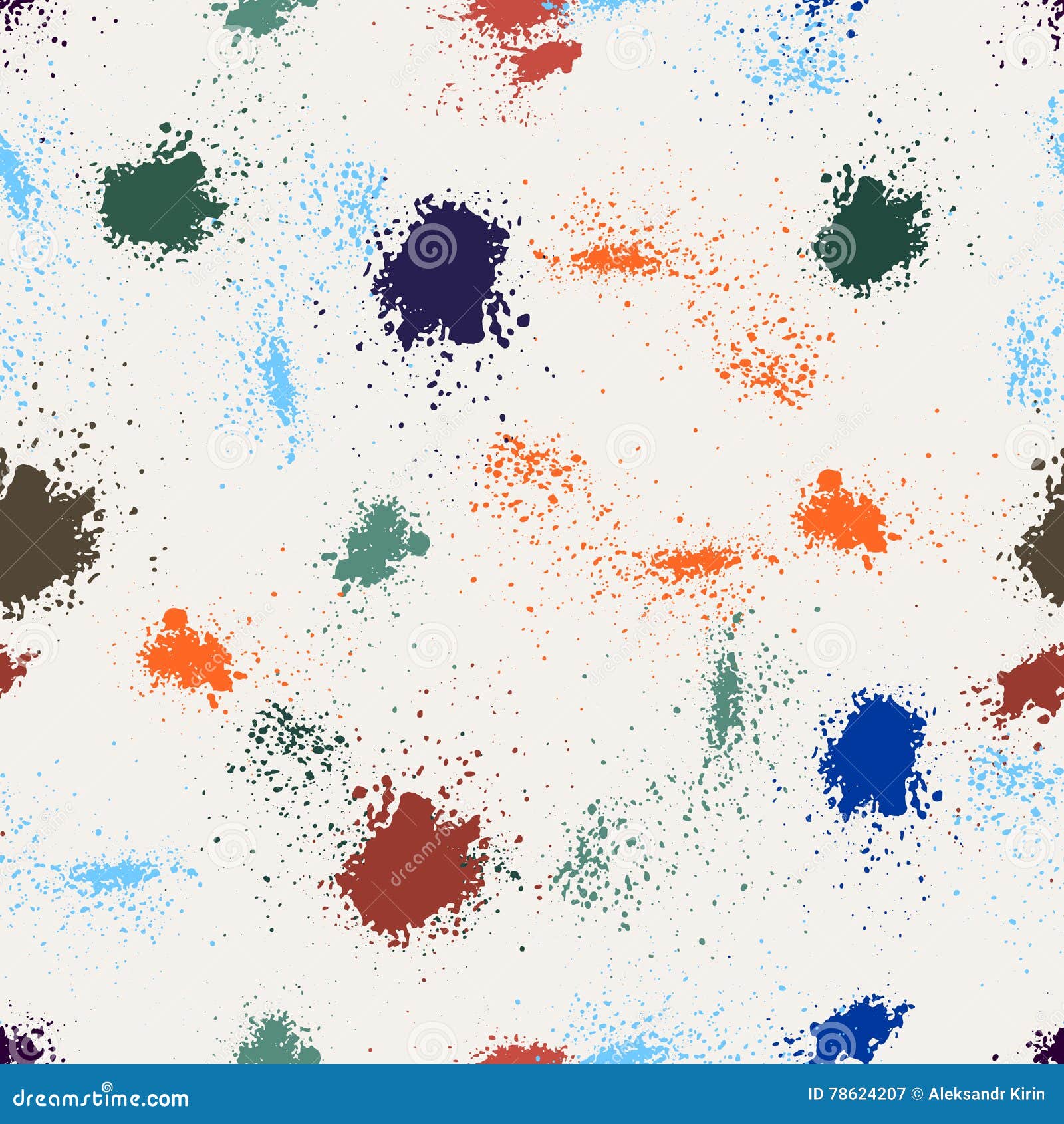 Splashes of color ink stock vector. Illustration of swatches - 78624207