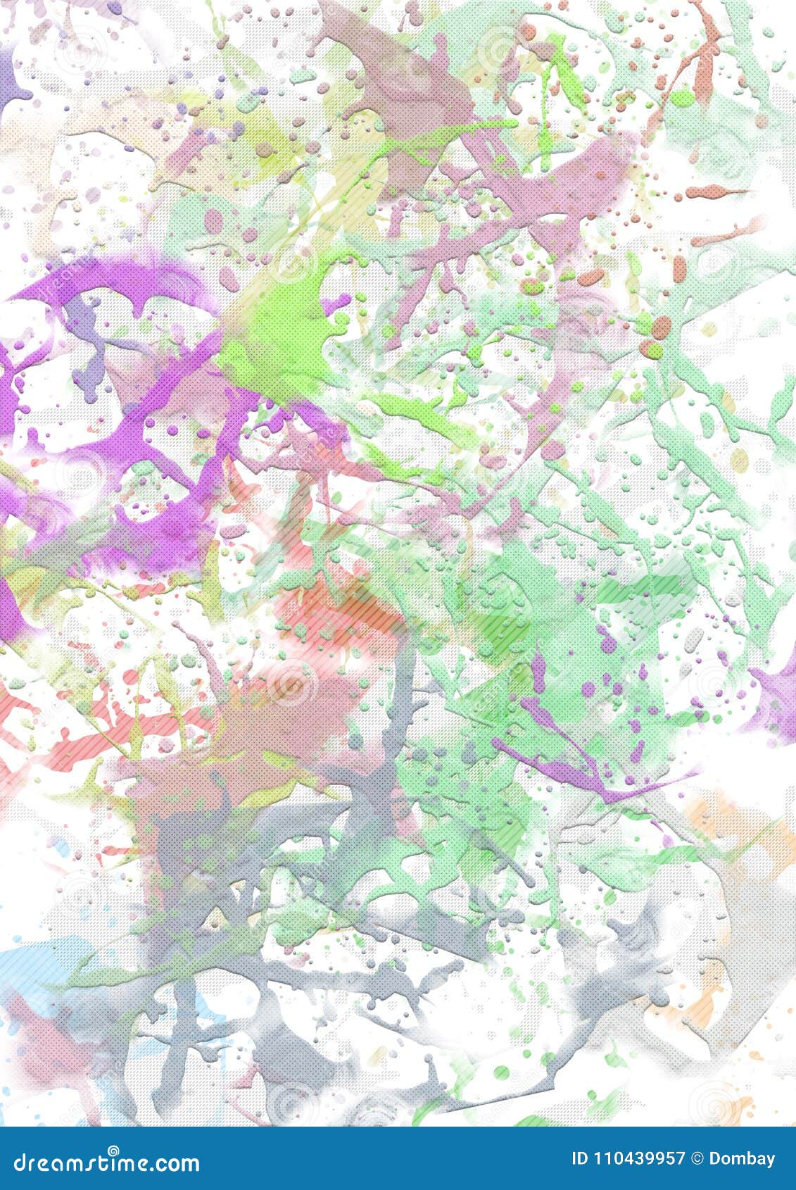 Splashes colored paint. stock illustration. Illustration of light ...