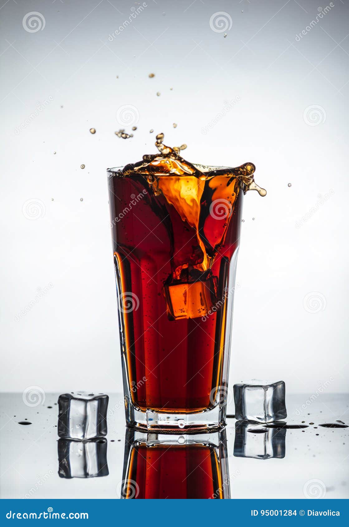 Splashes of Drink from a Glass Stock Photo - Image of splashes, fall ...
